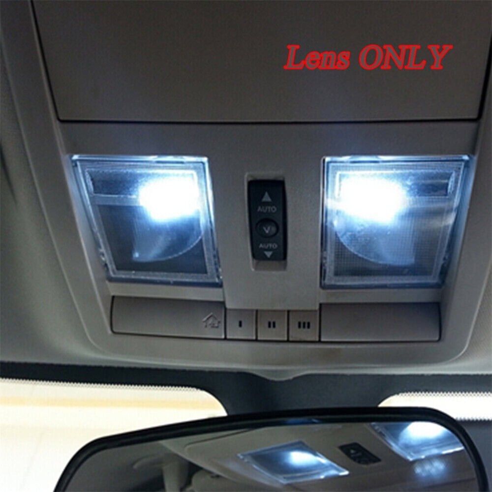 Phyun Interior L+R Clear Overhead Dome Light Cover For 05-20 Jeep Dodge ...