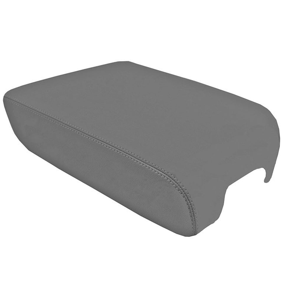 Phyun Leather Center Console Armrest Lid Cover Gray Fits For Toyota ...