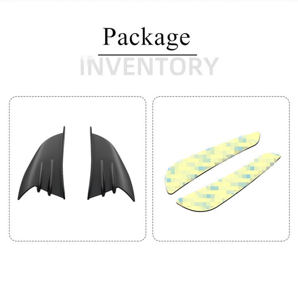 Phyun Motorcycle Universal Winglet Fairing Racing Wing Kit Spoiler ...