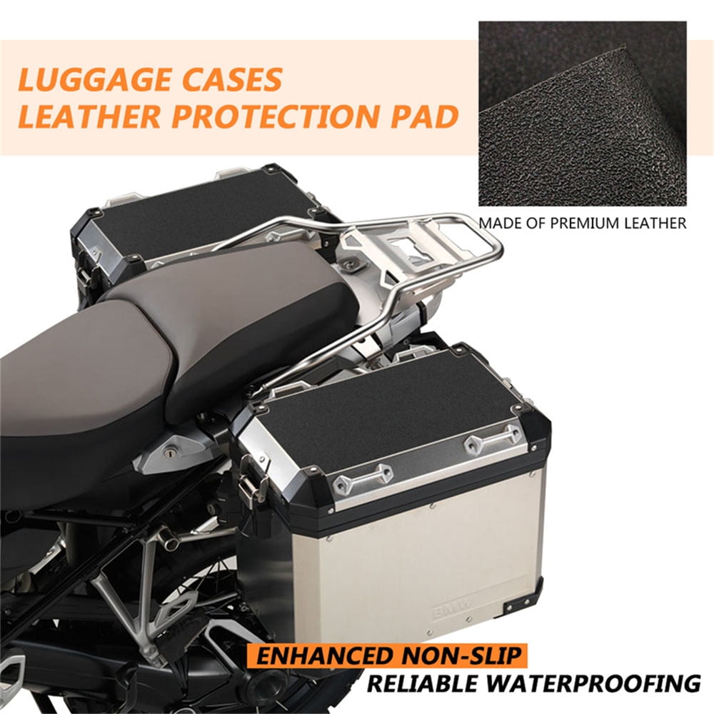 Phyun Motorcycles Pvc Leather Side Case Pads Pannier Cover Set Luggage ...