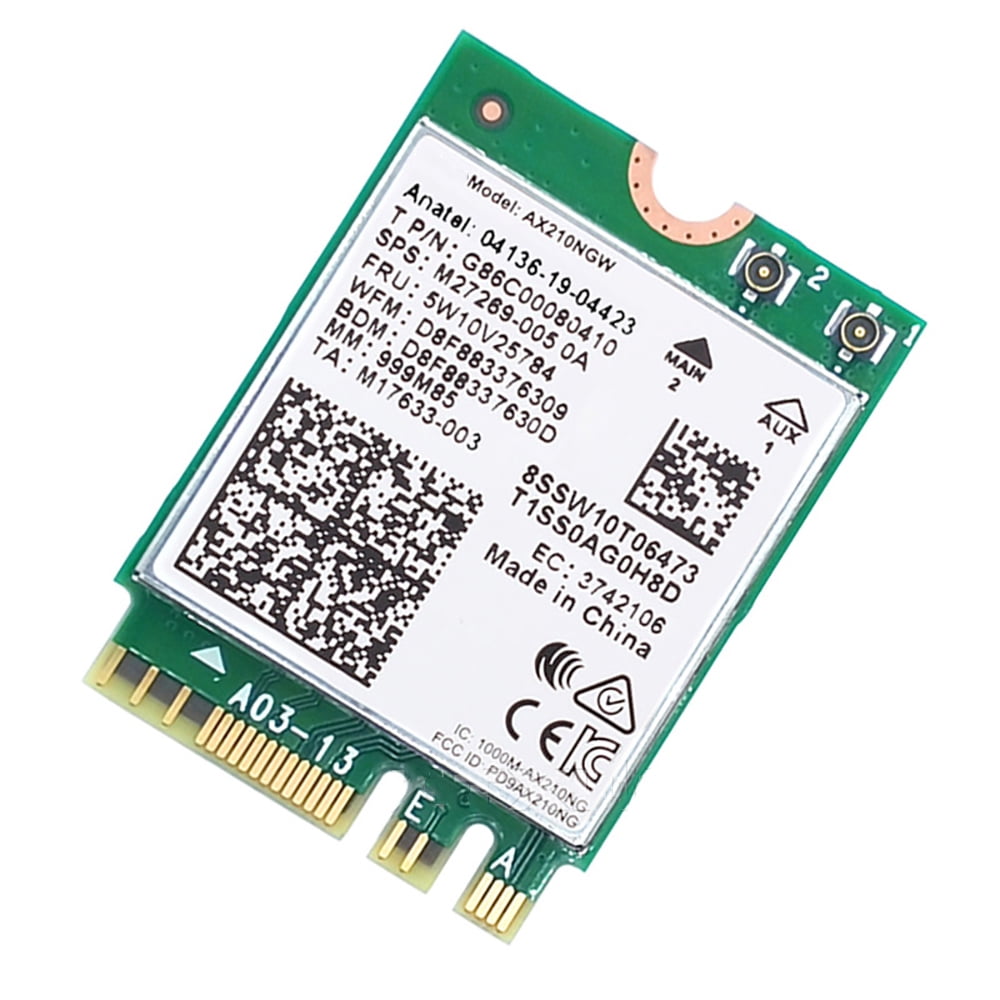 Phyun Multiband Ax210Ngw Wifi Card For Intel Wi-Fi 6E Ax210Ngw Ngff M.2 ...
