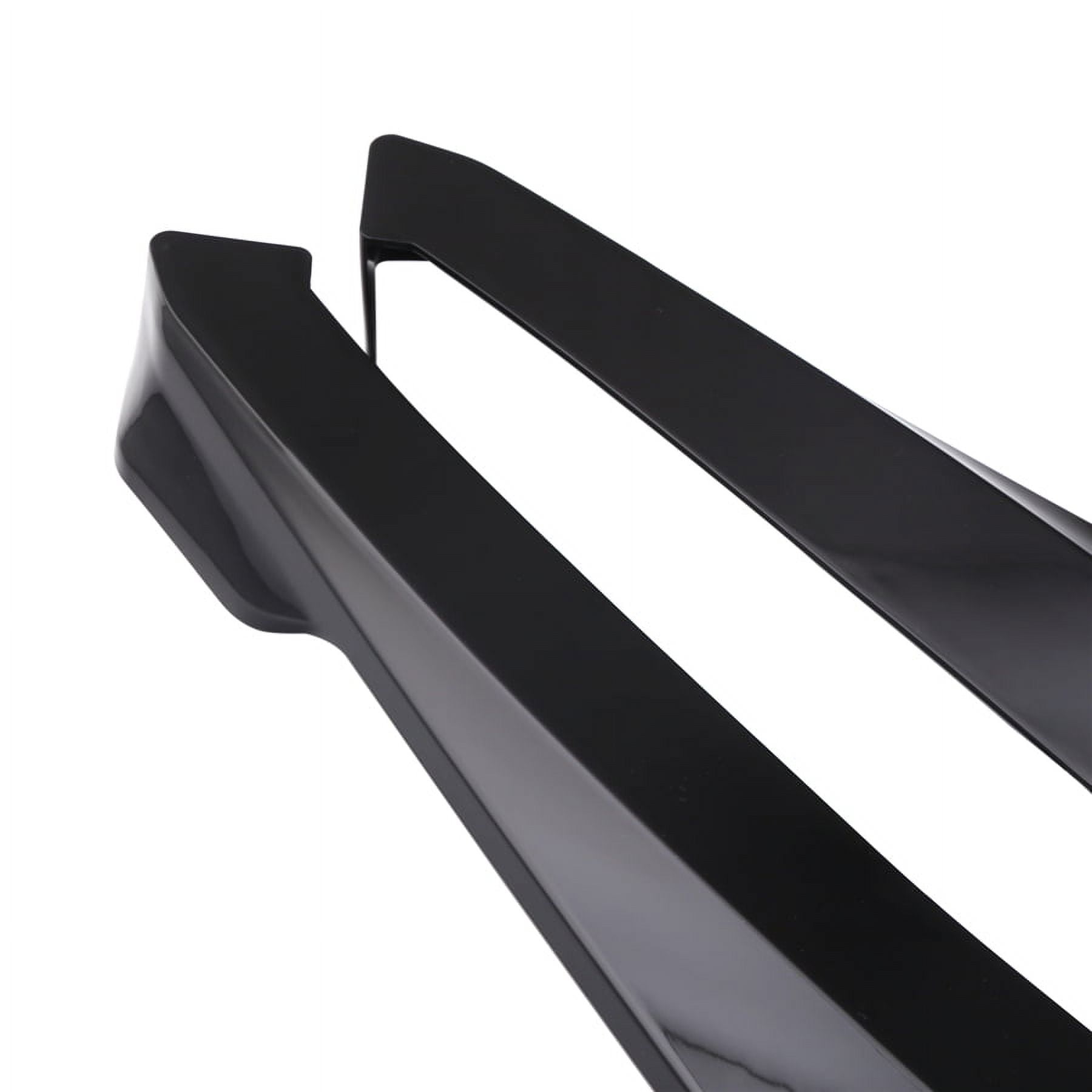 Phyun Pair Glossy Black Car Rear Bumper Shovels Lip Side Fin Spoiler ...