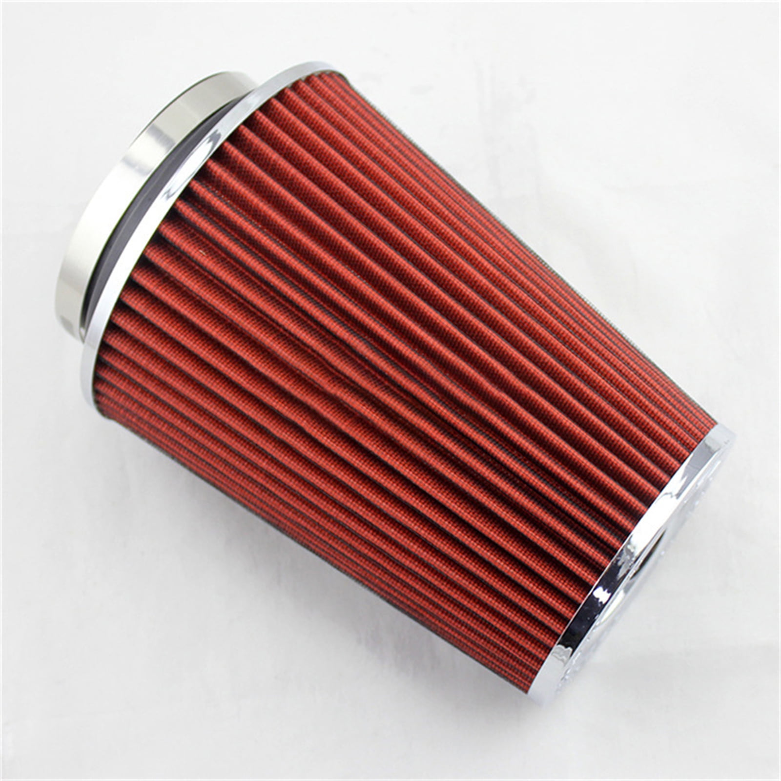 Phyun Red 3 Inch Inlet Car Truck Long Ram Cold Air Intake Filter Cone ...