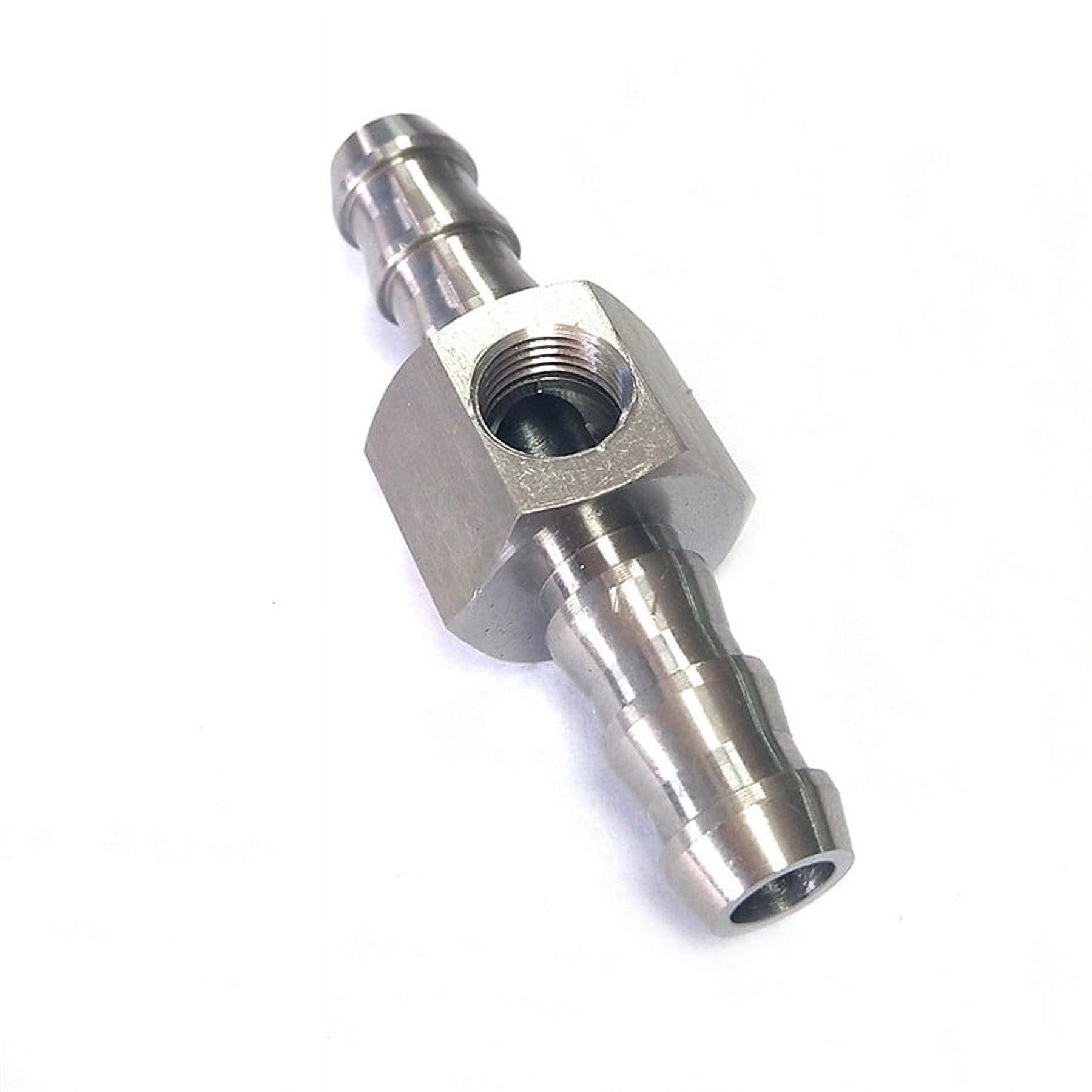 Phyun Universal 3/8”Fuel Line Fuel Pressure Gauge Sensor T-Fitting ...