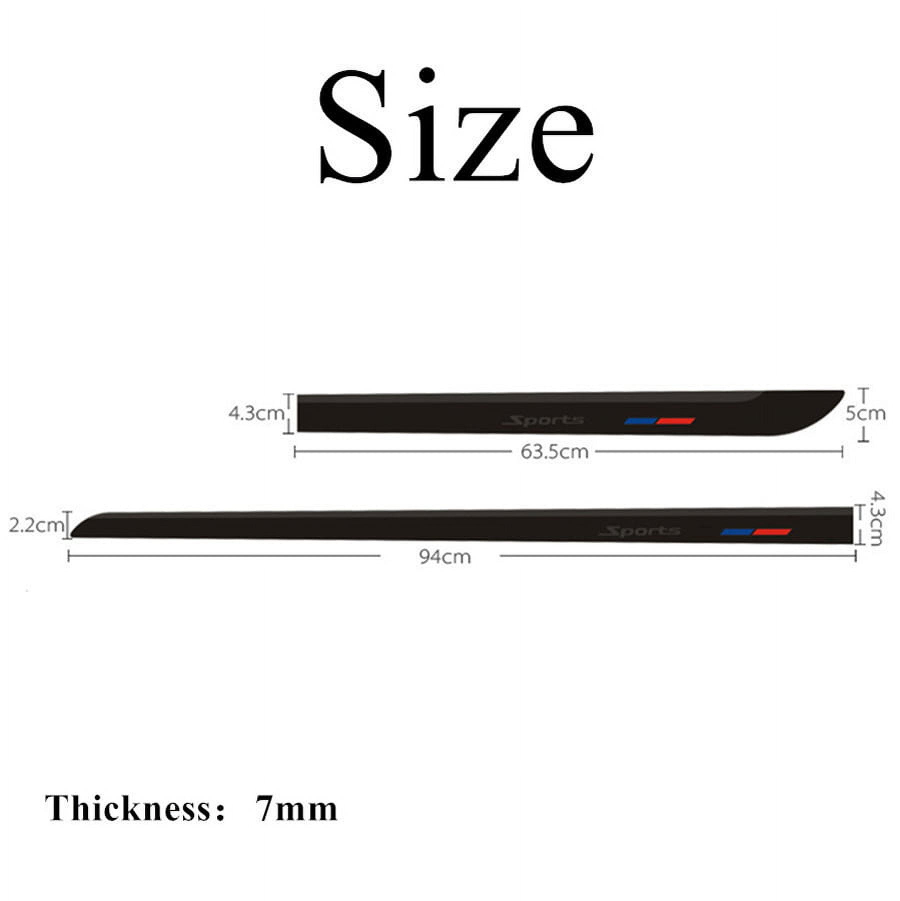 Phyun Universal 4Pcs Side Skirt Door Side Line Sill Garnish Body ...
