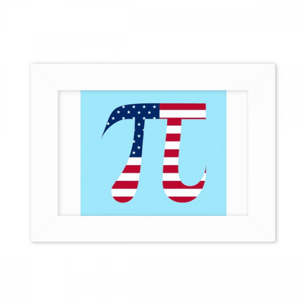 Pi American Flag Country Art Deco Fashion Photo Mount Frame Picture Art ...