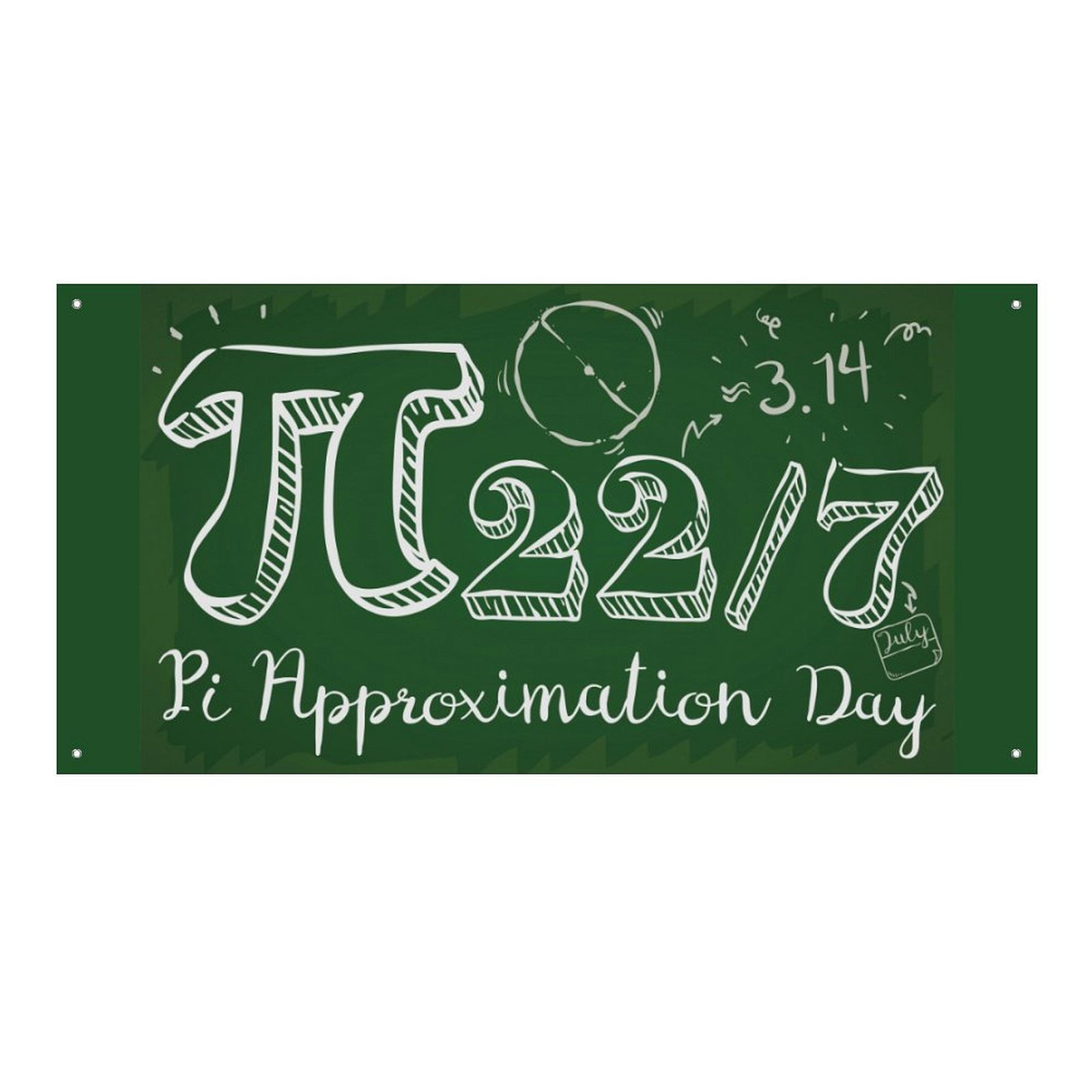 Pi Approximation Day Funny Math Banners Flag Hanging Backdrop Sign Wall ...