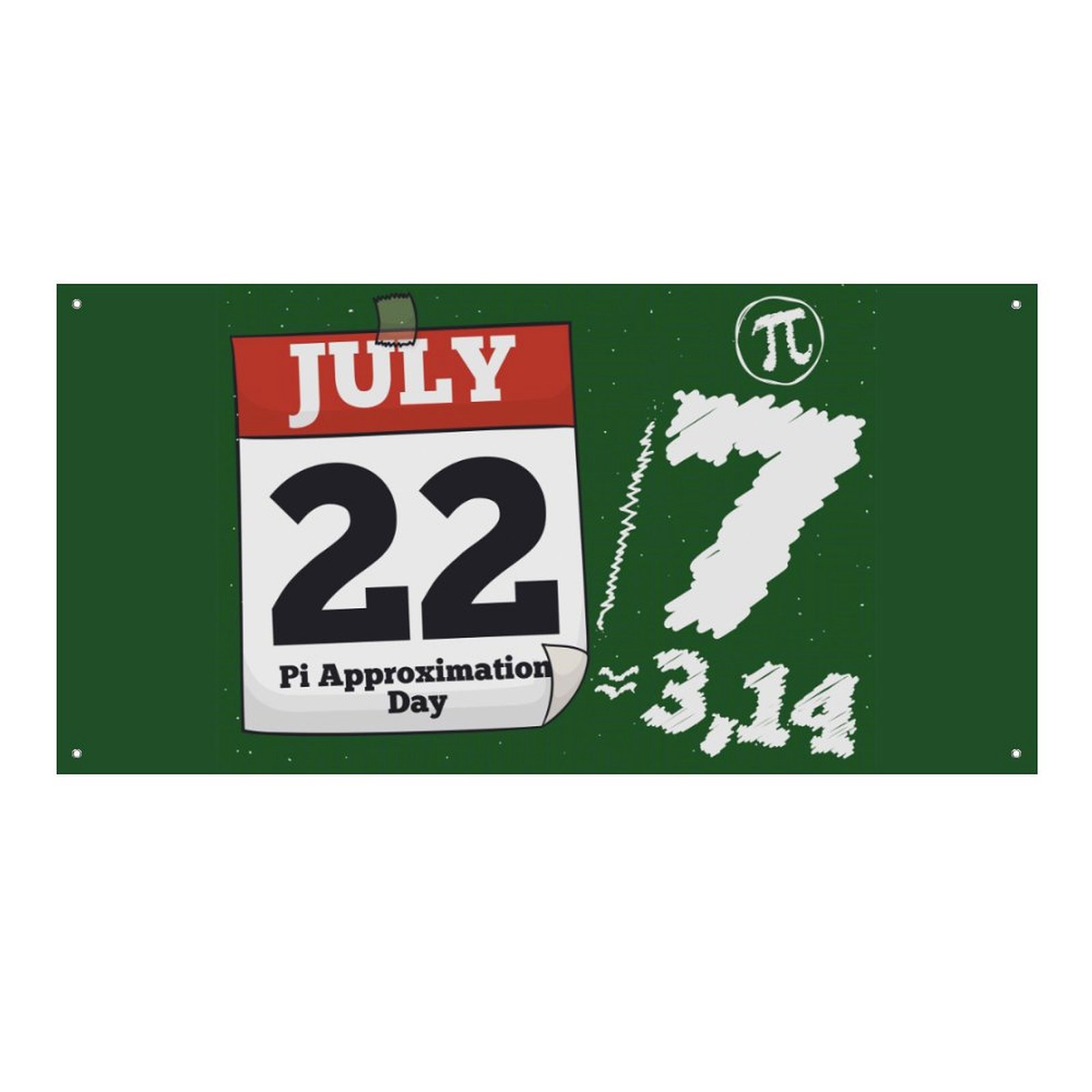 Pi Approximation Day Funny Math Banners Flag Hanging Backdrop Sign Wall ...