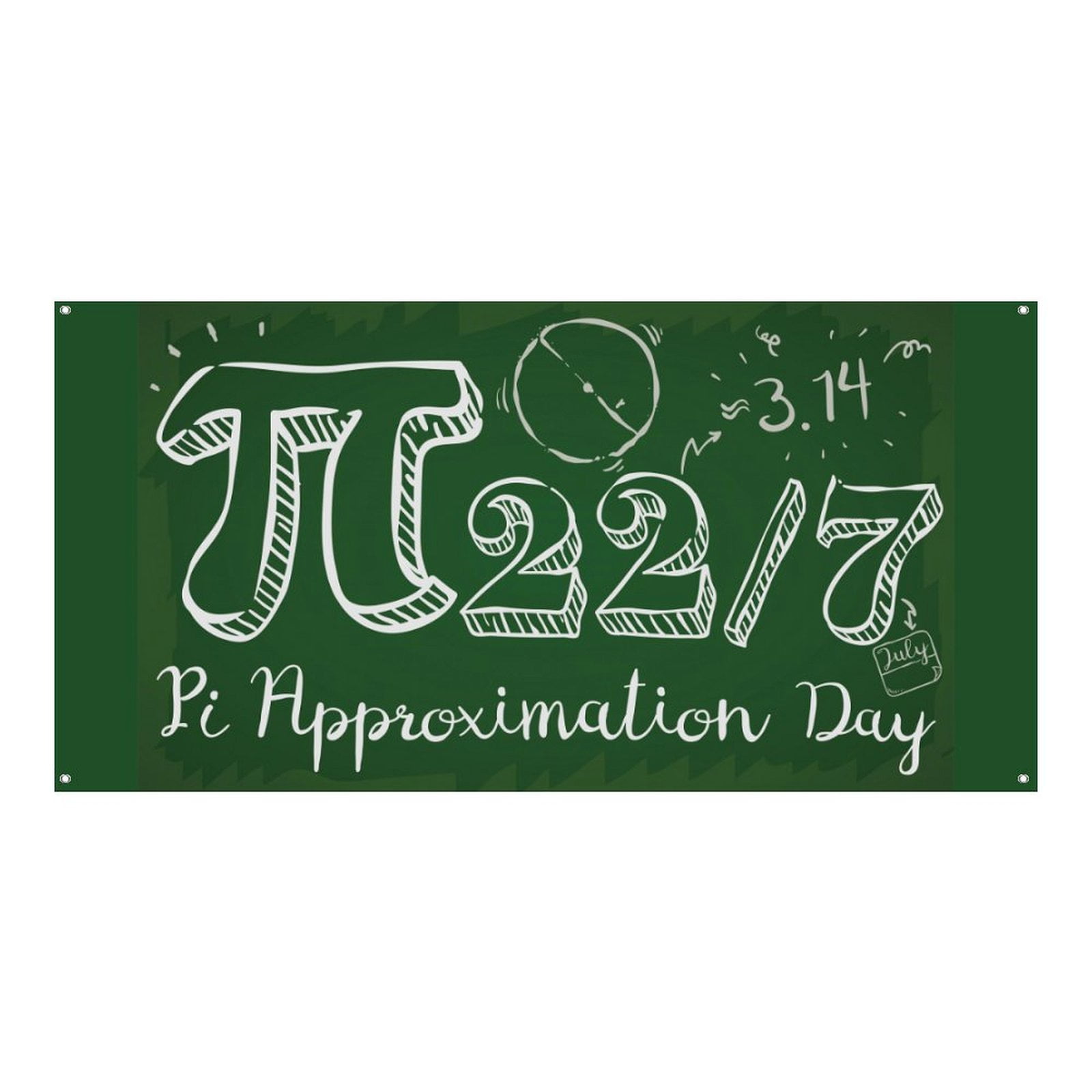 Pi Approximation Day Funny Math Banners Flag Hanging Backdrop Sign Wall ...