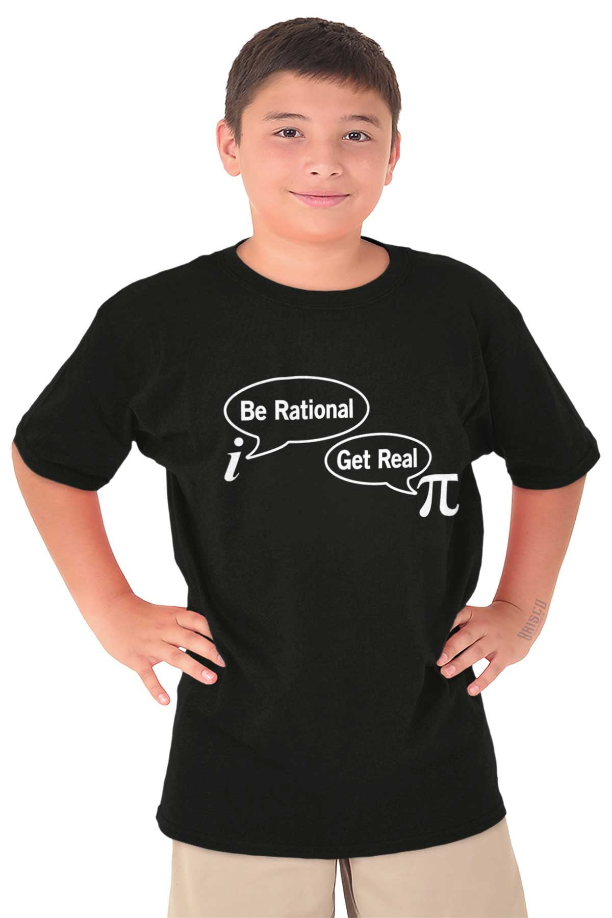Pi Be Rational Get Real Math Geek Crewneck T Shirts Boy Girl Teen ...