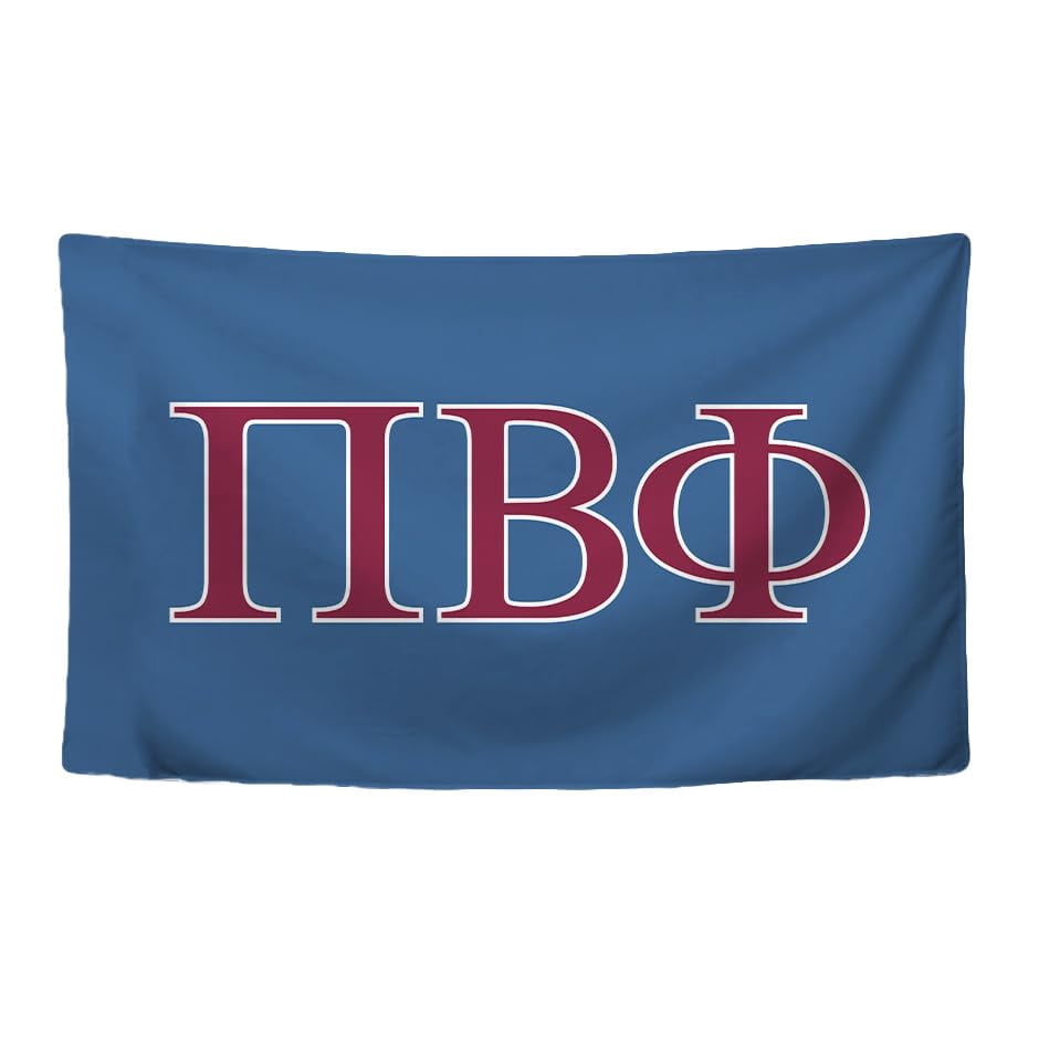 Pi Beta Phi Sorority Greek Letters Flag, Two-Color Design - Walmart.com
