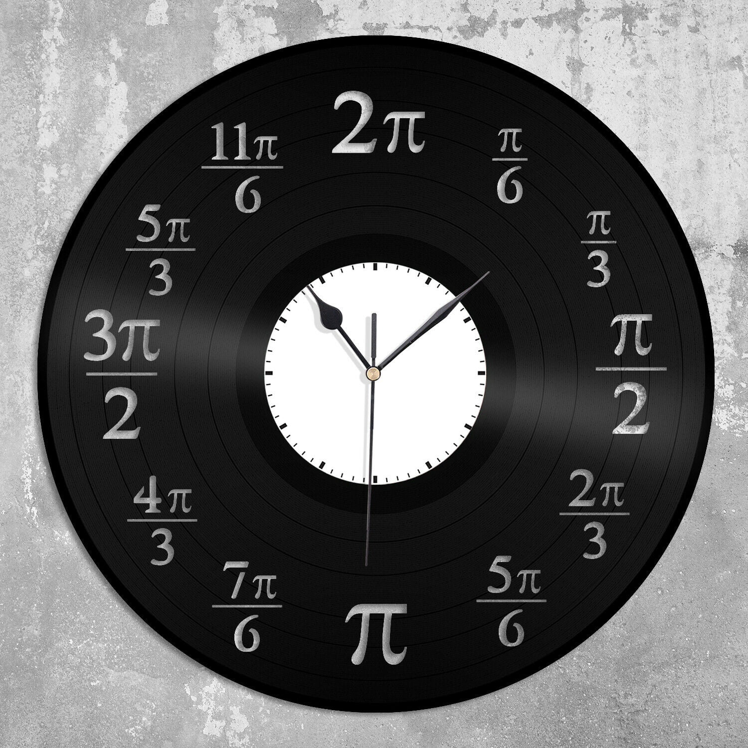 Pi Clock Vinyl Wall Clock Souvenir Gift for Friends Home Living Room ...