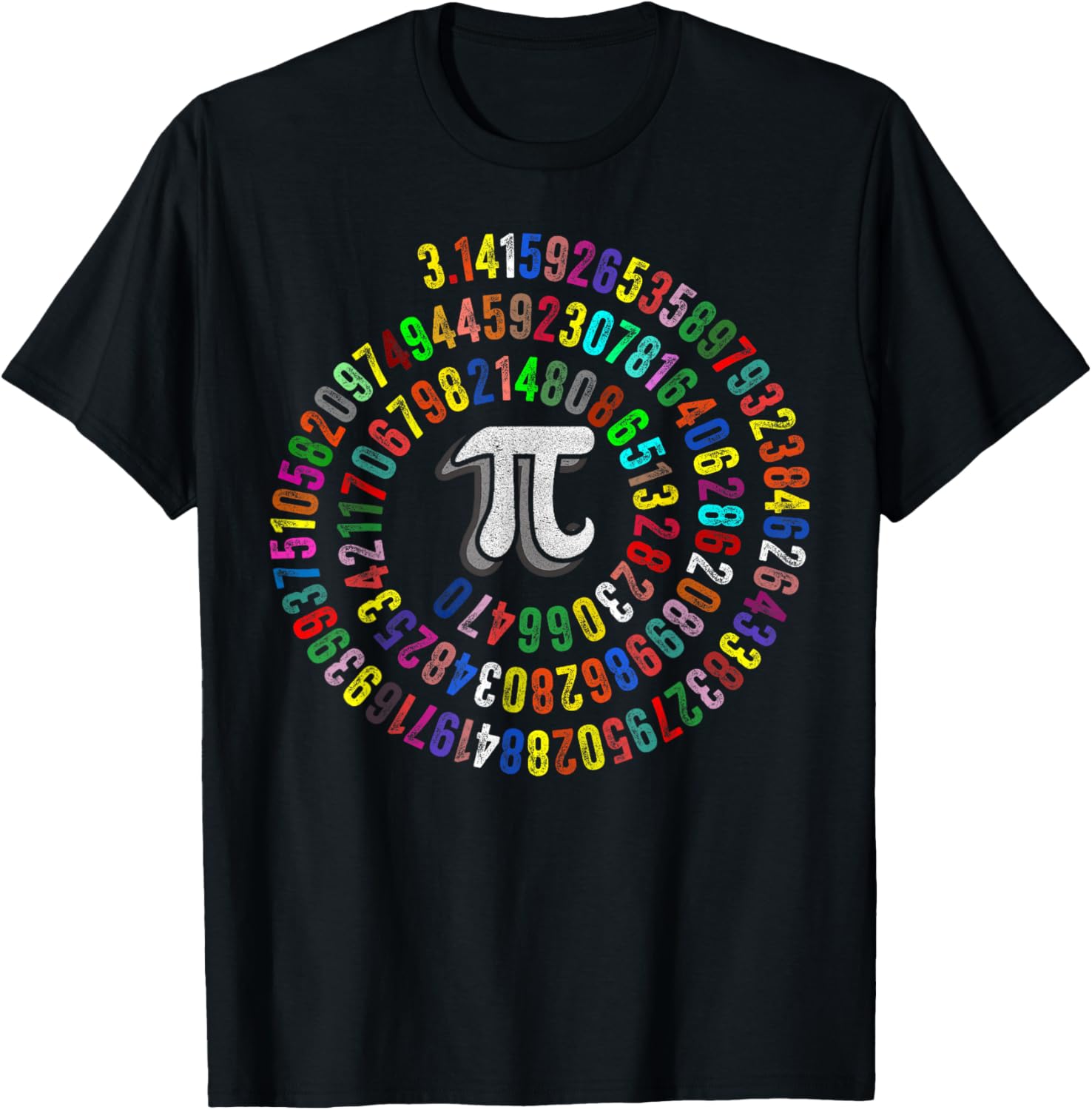 Pi Day 3,14 Pi Number Symbol Math Science Spiral T-Shirt - Walmart.com