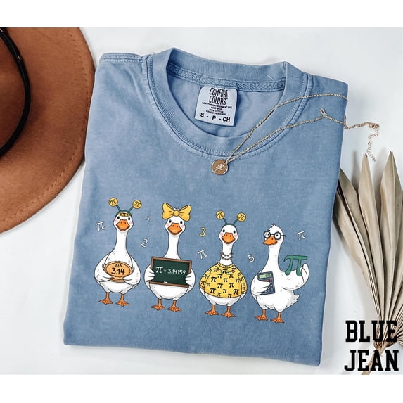 Pi Day Goose Shirt Math Goose Shirt Gift for Math Teacher Silly Goose ...