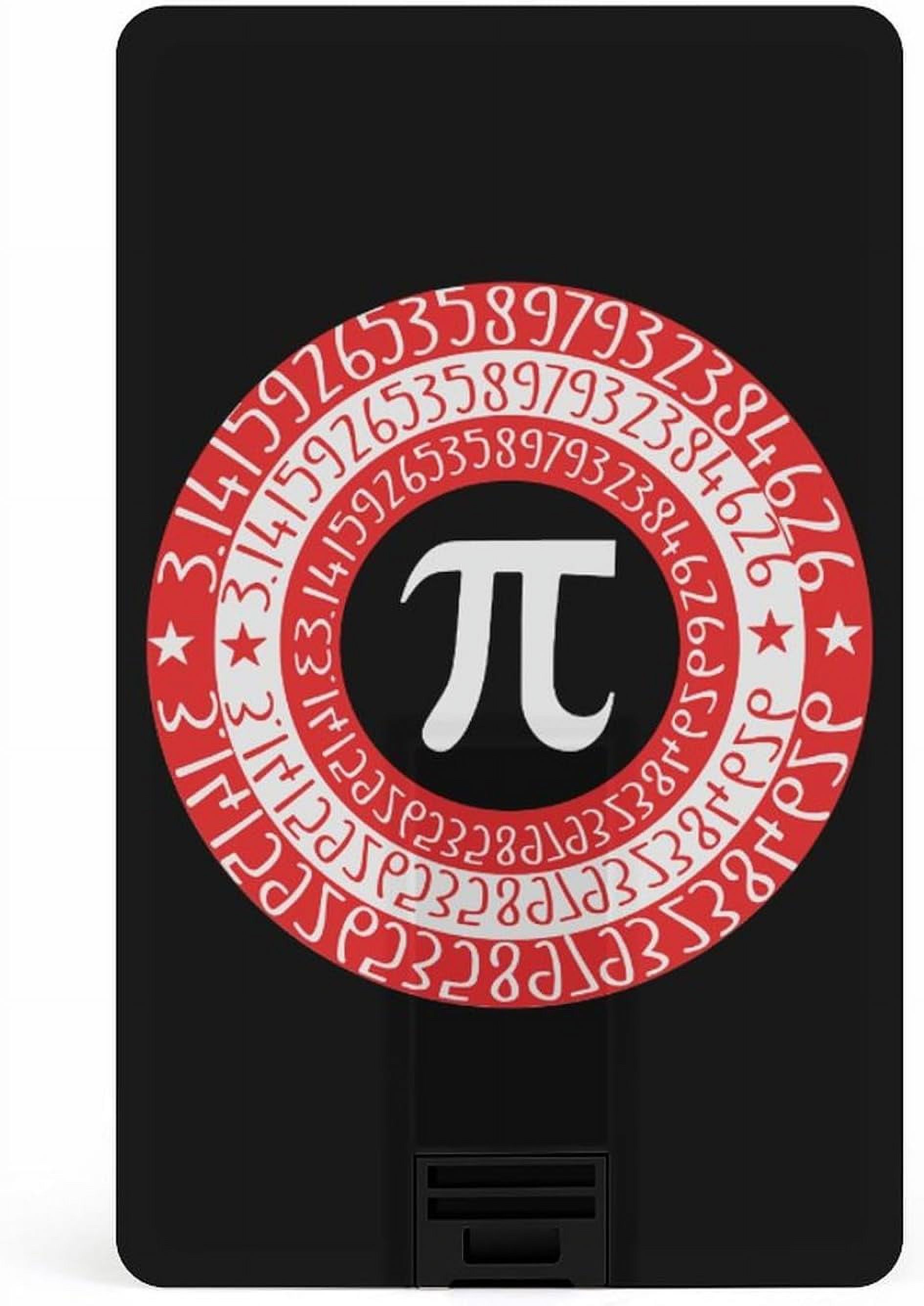 Pi Day Mathematics Symbol Usb Flash Drive Credit Card Design Thumb ...