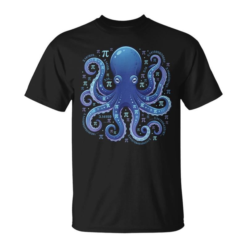 Pi Day Octo Pi Math Teacher TShirt - Walmart.com