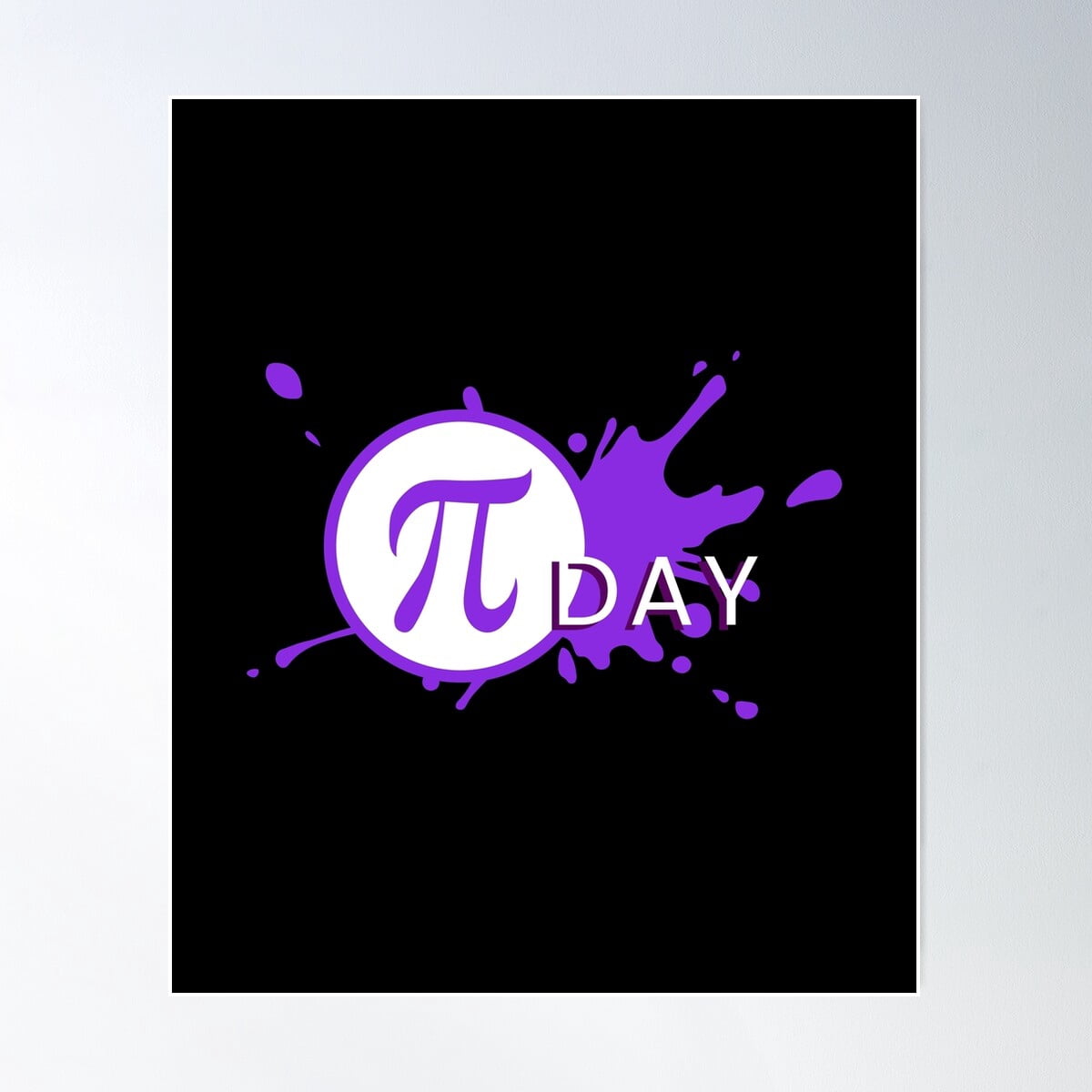 Pi Day Poster Wall Art, Modern Wall Decor For Living Room Bedroom, 8x12 ...