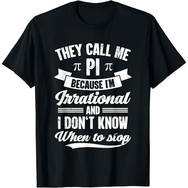 Pi Day Shirt They Call Me Pi Symbol Pi Day Cute Math Teacher T-Shirt ...