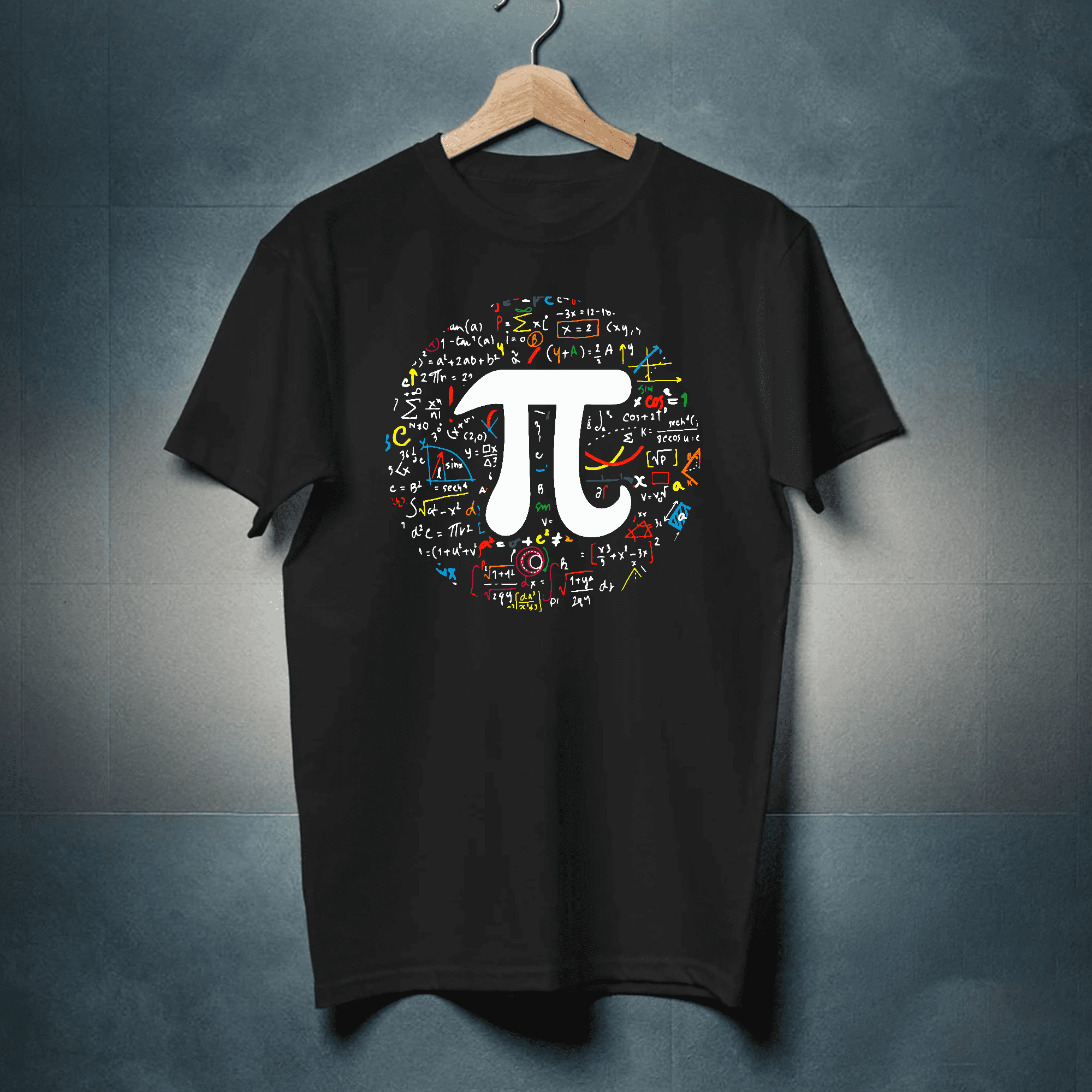 Pi Day Spiral Pi Math For 3.14 Ratio Funny T-Shirt, Mathematical Nerd ...