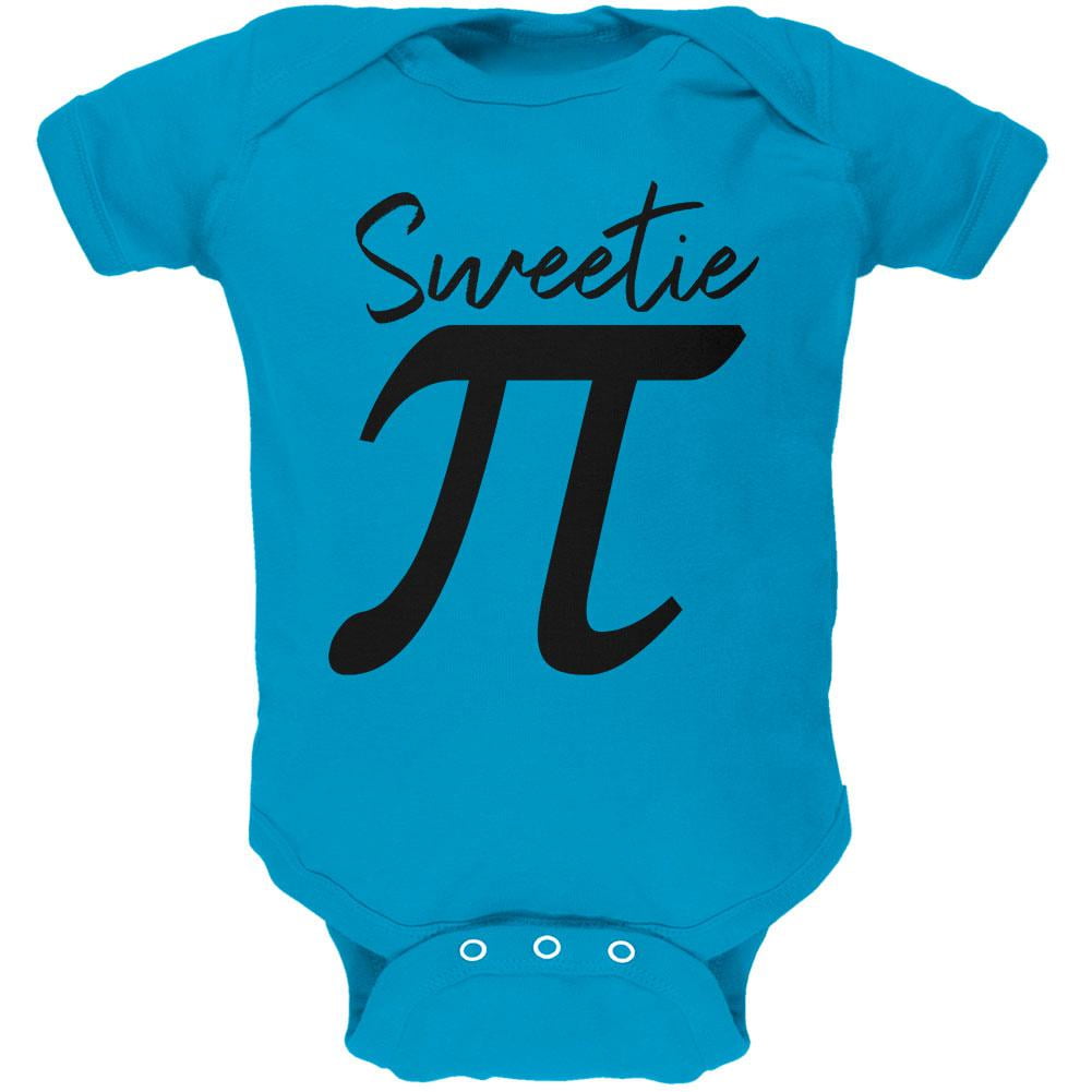 Pi Day Sweetie Math Pun Soft Baby One Piece Turquoise 3-6 M - Walmart.com