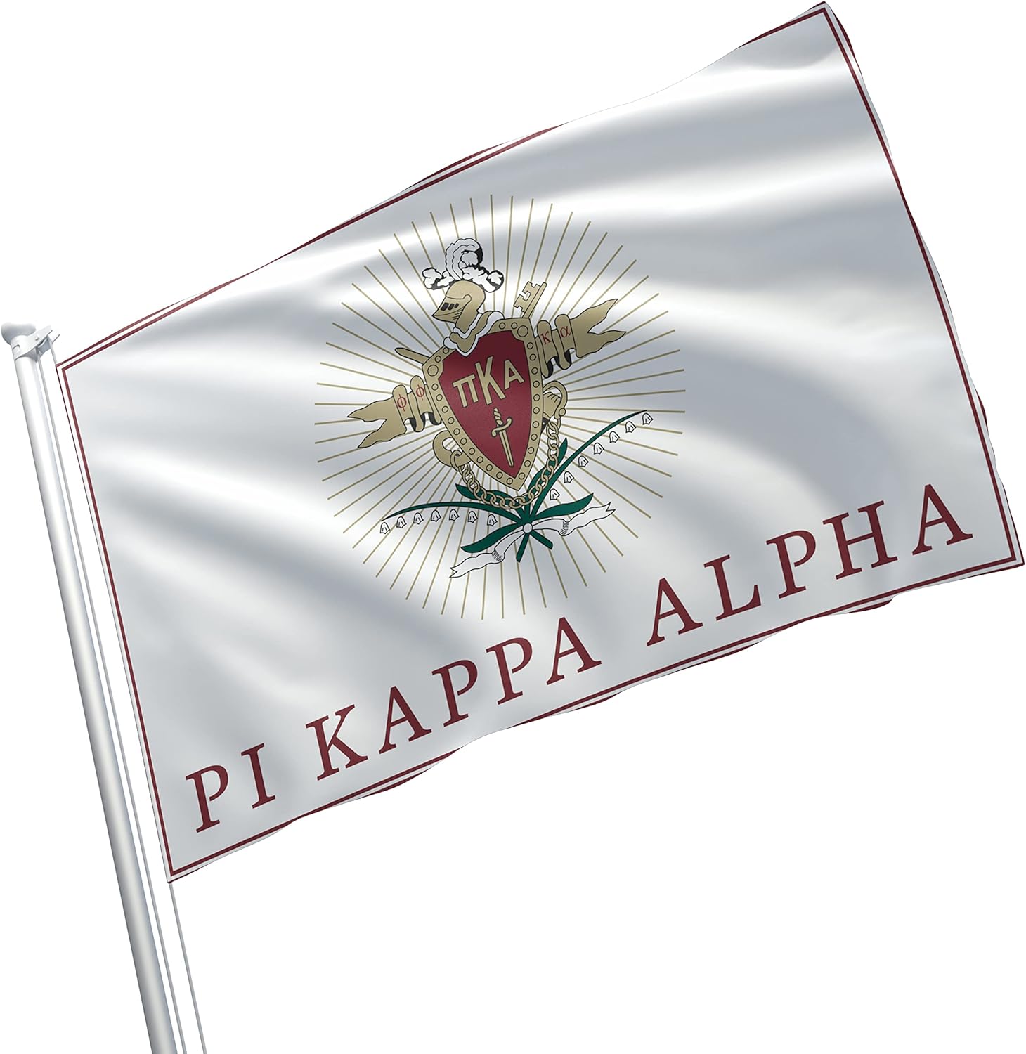 Pi Kappa Alpha Fraternity Flag, 3Ply Polyester Heavy Duty Double Sided ...