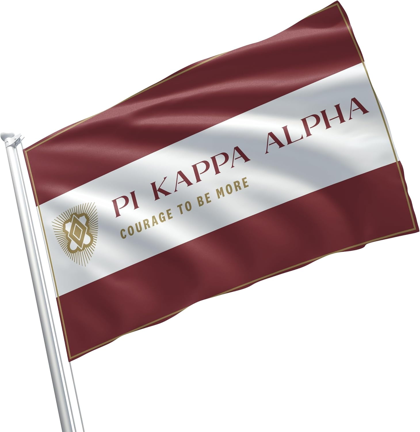 Pi Kappa Alpha Fraternity Flag, 3Ply Polyester Heavy Duty Double Sided ...