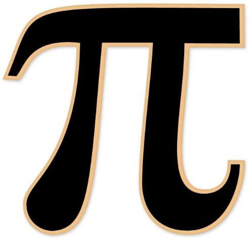 Pi Mathematical Math Sign car Bumper Sticker Decal 4" x 4" - Walmart.com