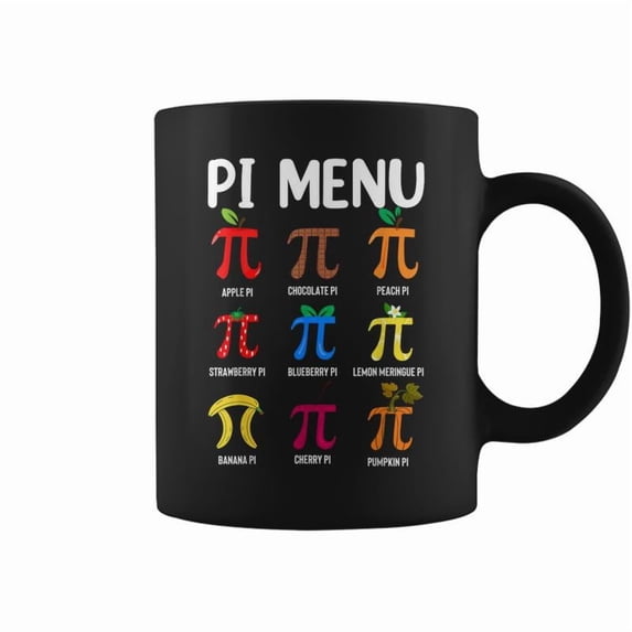 Pi Menu 314 Pi Symbol Math Teacher Happy Pi Day Coffee Mugs - Walmart.com
