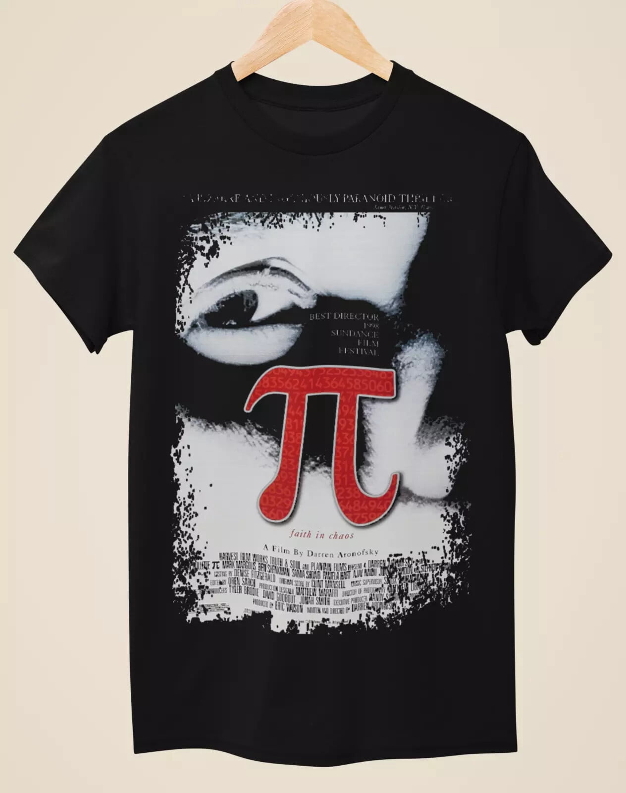 Pi - Movie Poster Inspired Unisex Black T-Shirt - Walmart.com