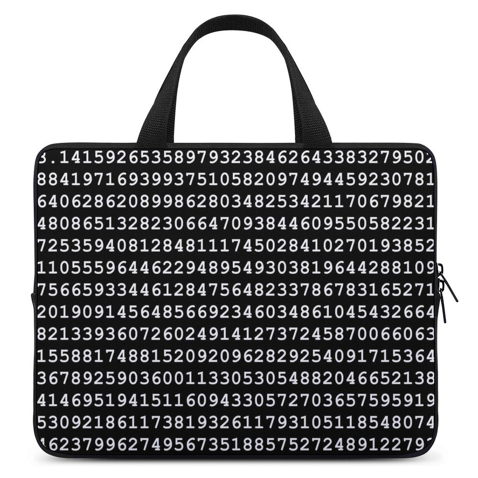 Pi Numbers Background Laptop Bag Women Man 10 12 13 15 17 Inch Office ...