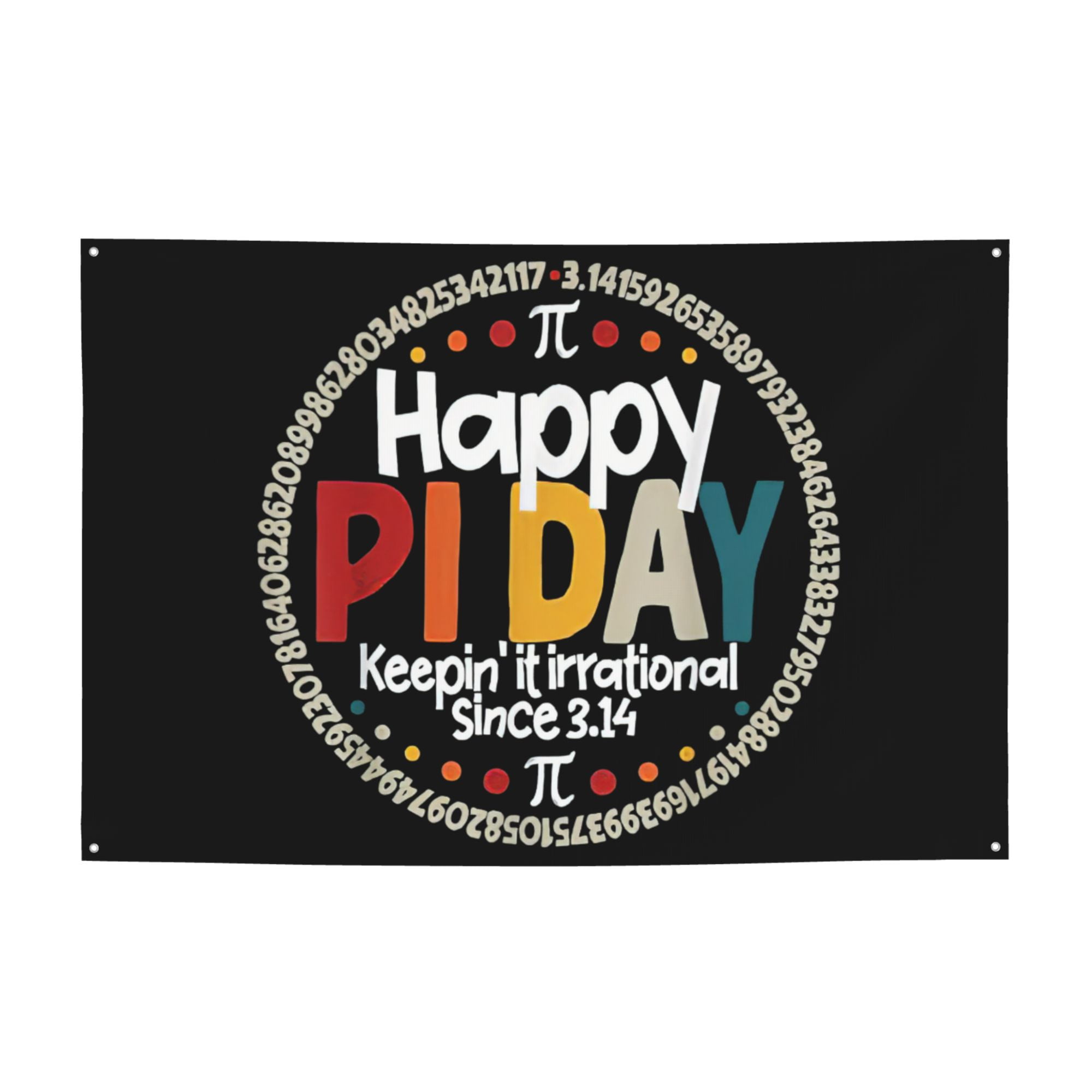 Pi Shirt For Teacher Vintage 3.14 Pi Digits Happy Pi Day Holiday Banner ...