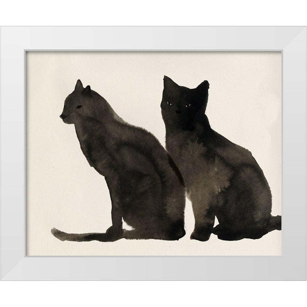 Pi Studio 14x12 White Modern Wood Framed Museum Art Print Titled - Two ...