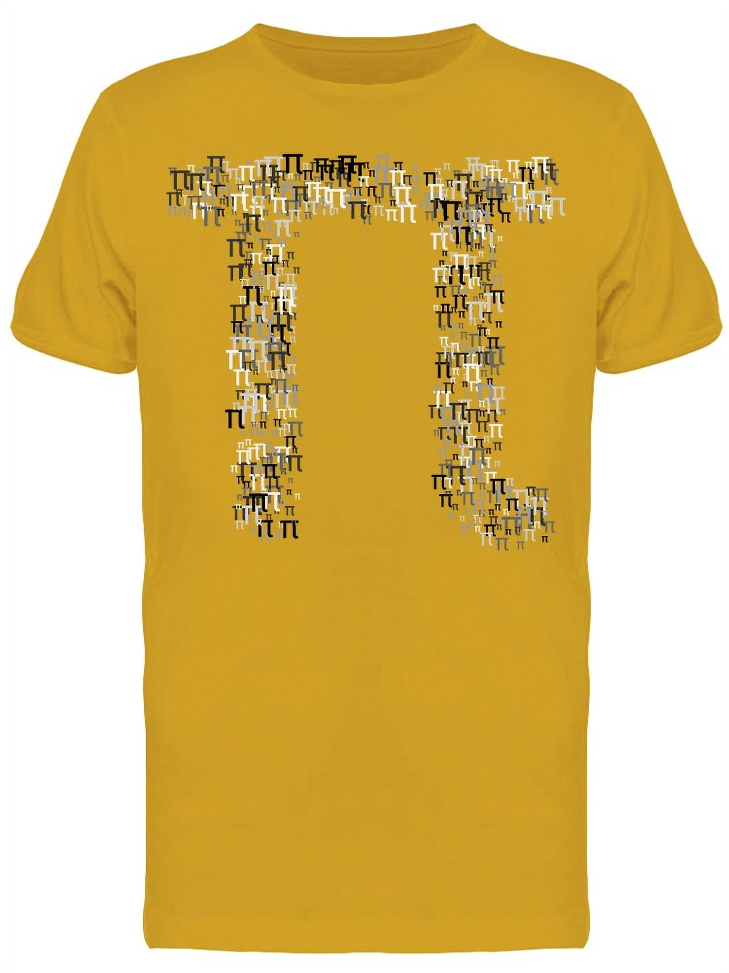 Pi Symbol With Small Pi Collage T-Shirt Men -Image by Shutterstock ...