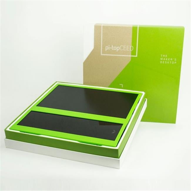 Pi-Top 14 in. CEED Desktop without Raspberry Pi - Green - Walmart.com