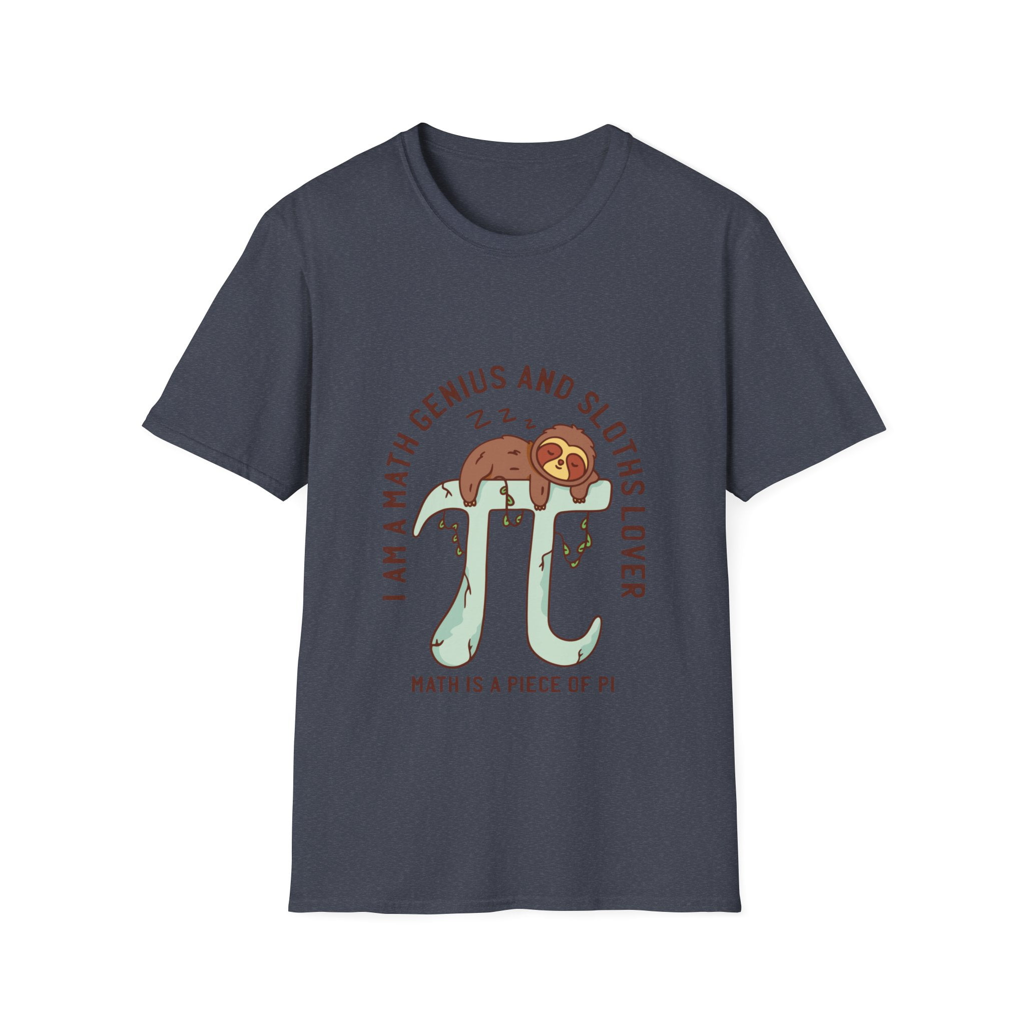Pi day Math Genius Sloth Lover Happy Pi Day Graphic Tee - Walmart.com