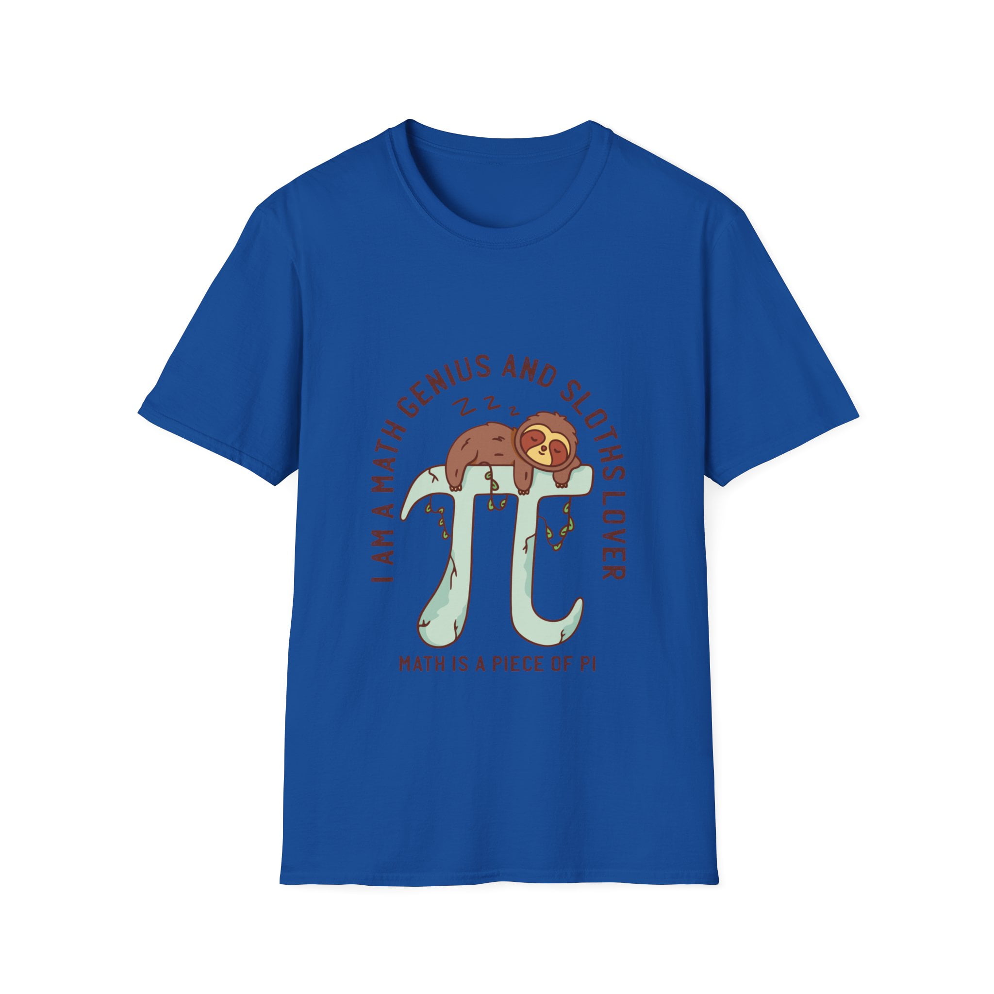 Pi day Math Genius Sloth Lover Happy Pi Day Graphic Tee - Walmart.com