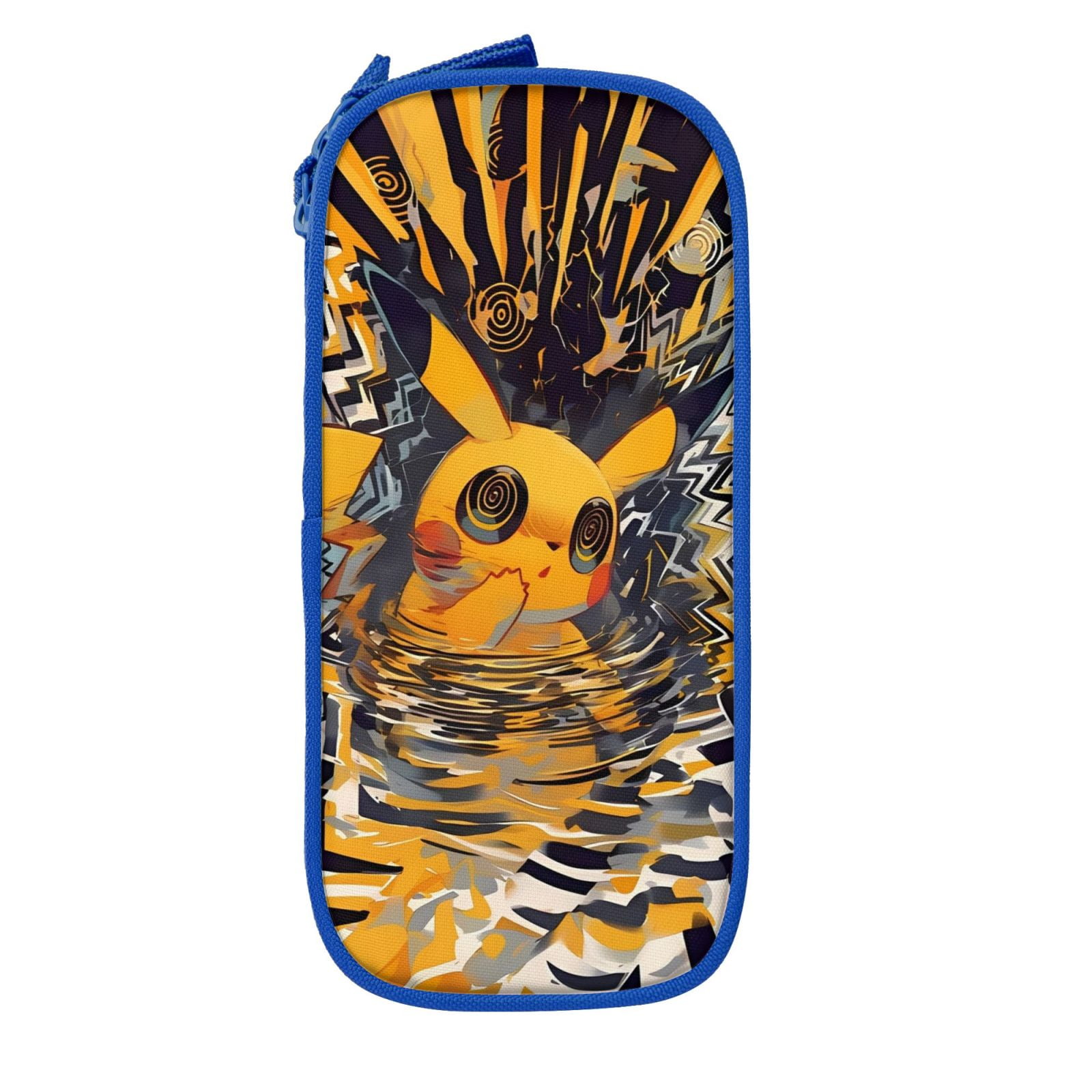 Pi_kachu Large Capacity Pencil Case Pencil Pouch With Zipper Portable ...