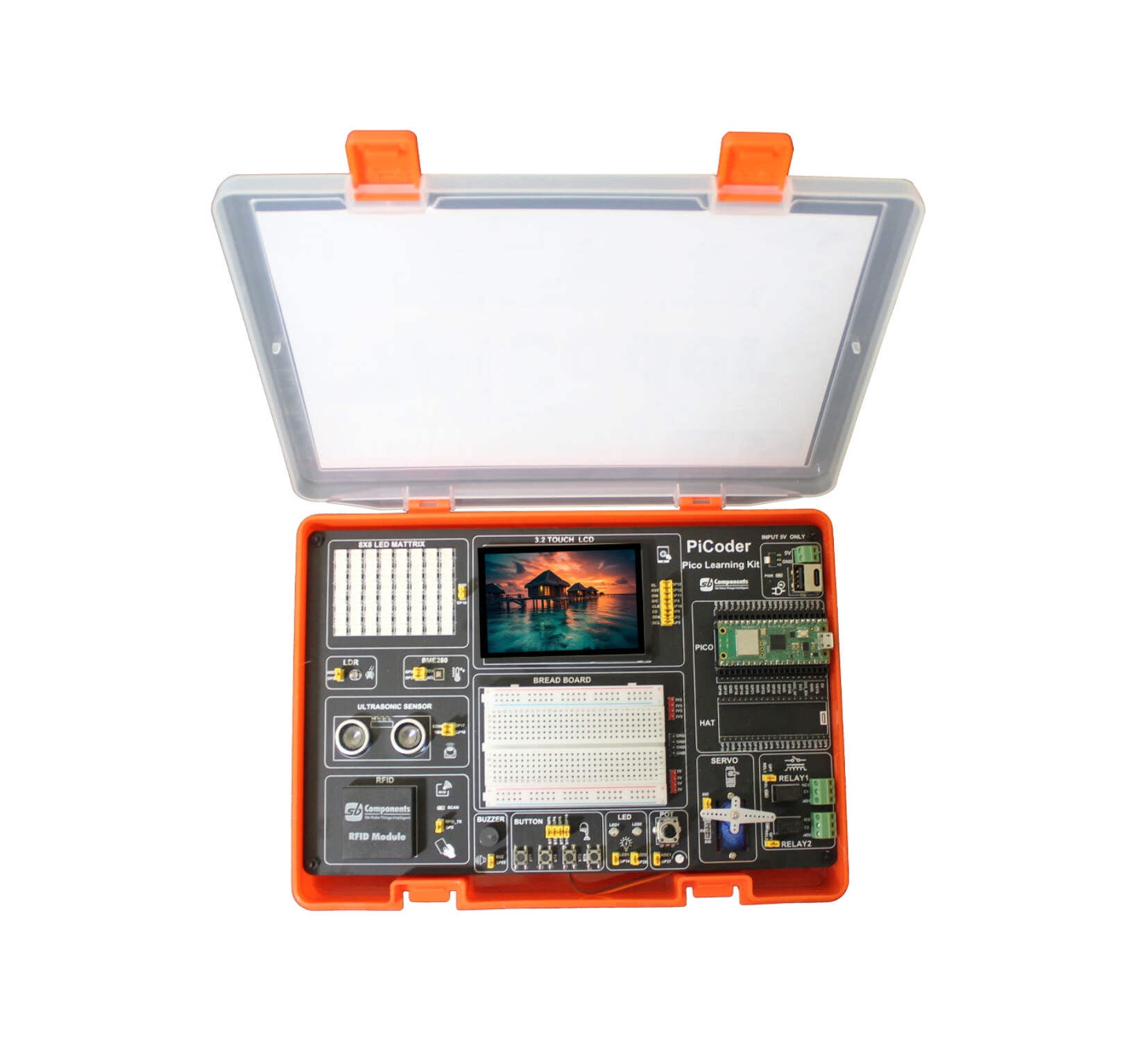 PiCoder - Compact DIY Raspberry Pi Pico 2 Kit - Walmart.com