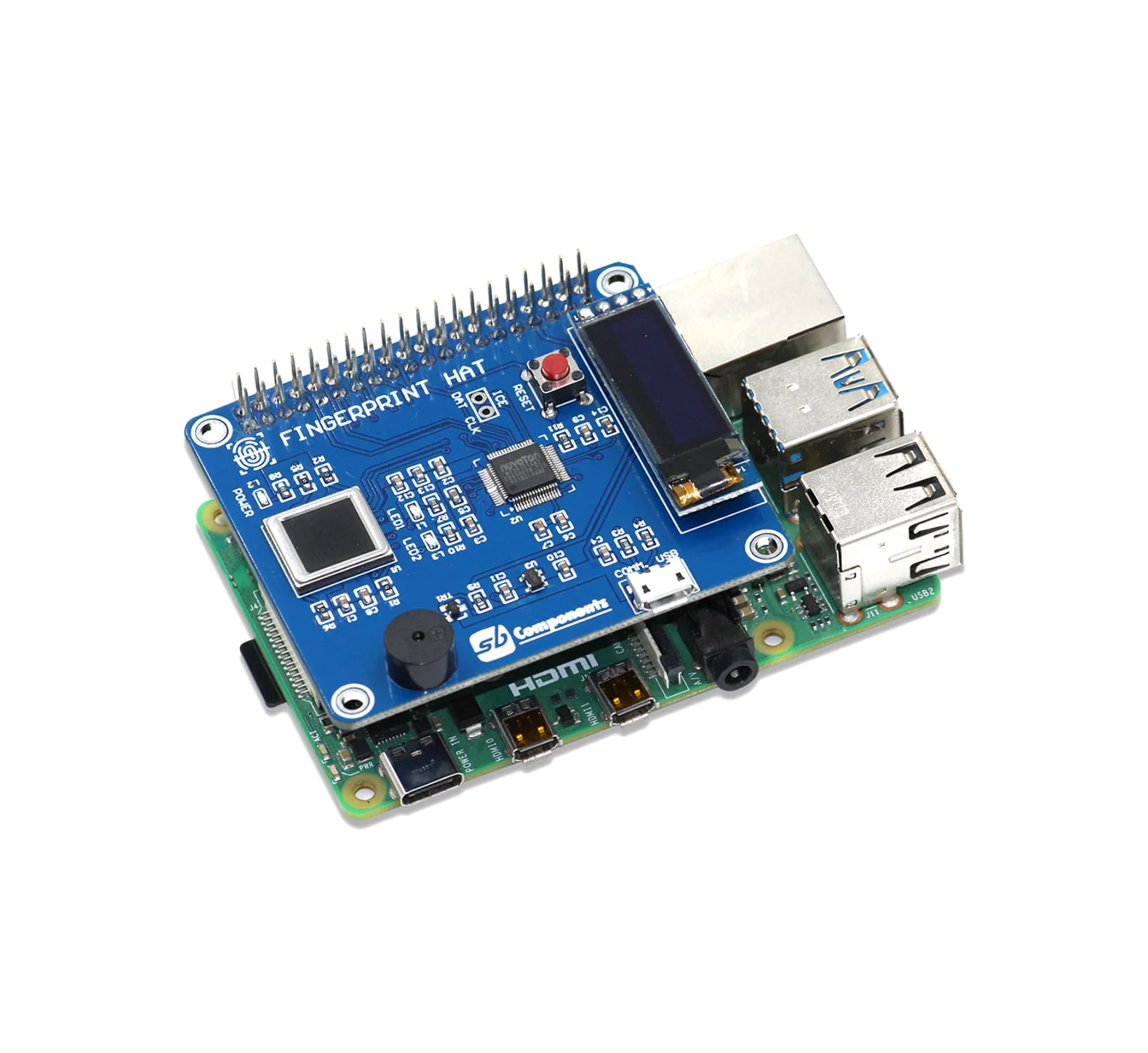 PiFinger | Fingerprint HAT for Raspberry Pi - Walmart.com