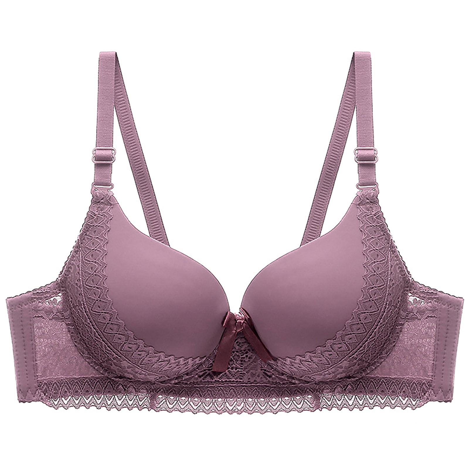 PiGOGI Backless Push Up Bra for Women - Sexy Seamless U-Shaped Bralette ...