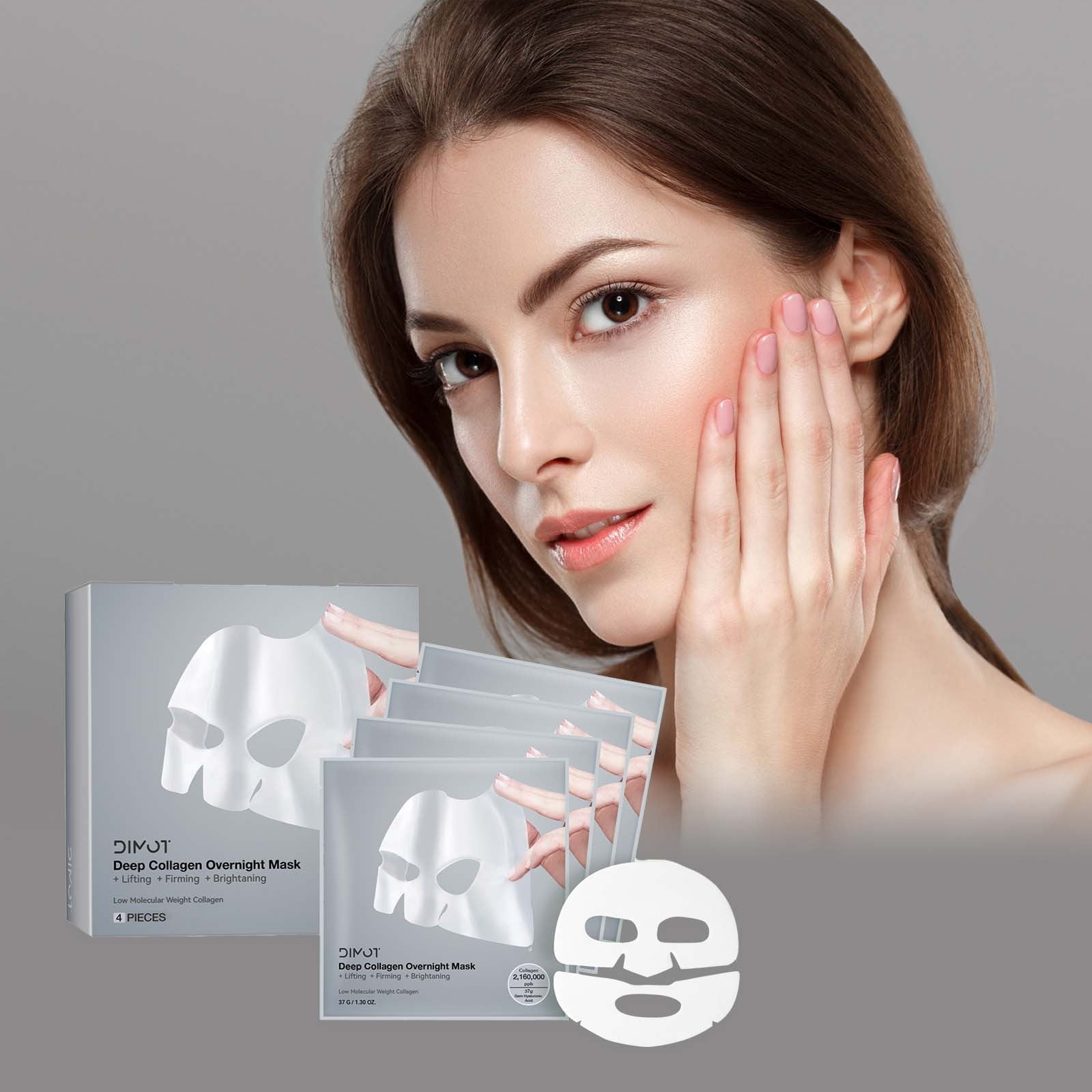PiGOGI Deep Collagen Overnight Mask 37gx4ea | the real collagen 2,160 ... PiGOGI Deep Collagen Overnight Mask 37gx4ea | the real collagen 2,160 ...