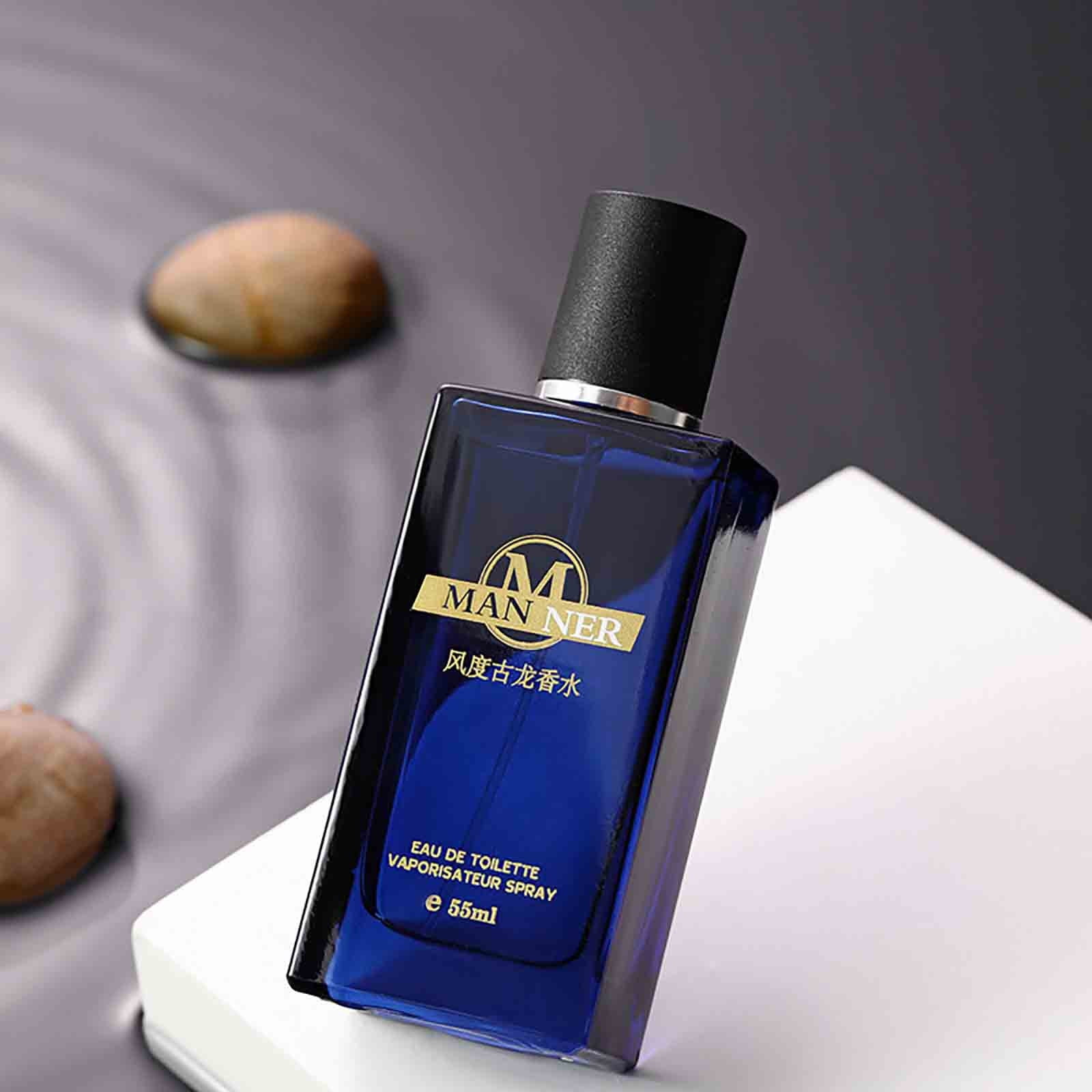 PiGOGI Men's Perfume Blue Fresh Light Sweets Wood Oriental Aroma ...