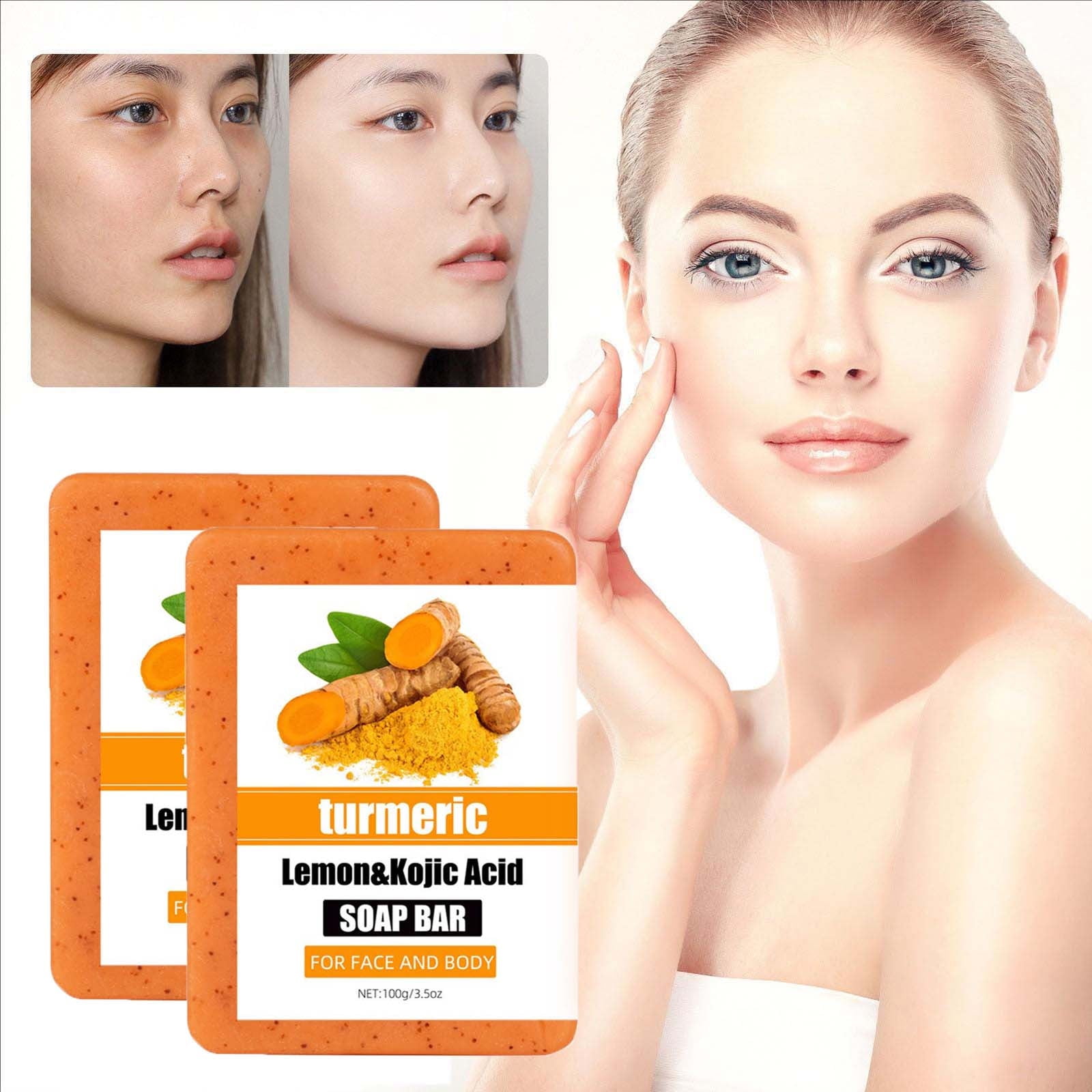 PiGOGI Scalp Care Turmeric Soap 100g, Nutrient-Rich Cleansing Bar, Brightening Facial & Body ...