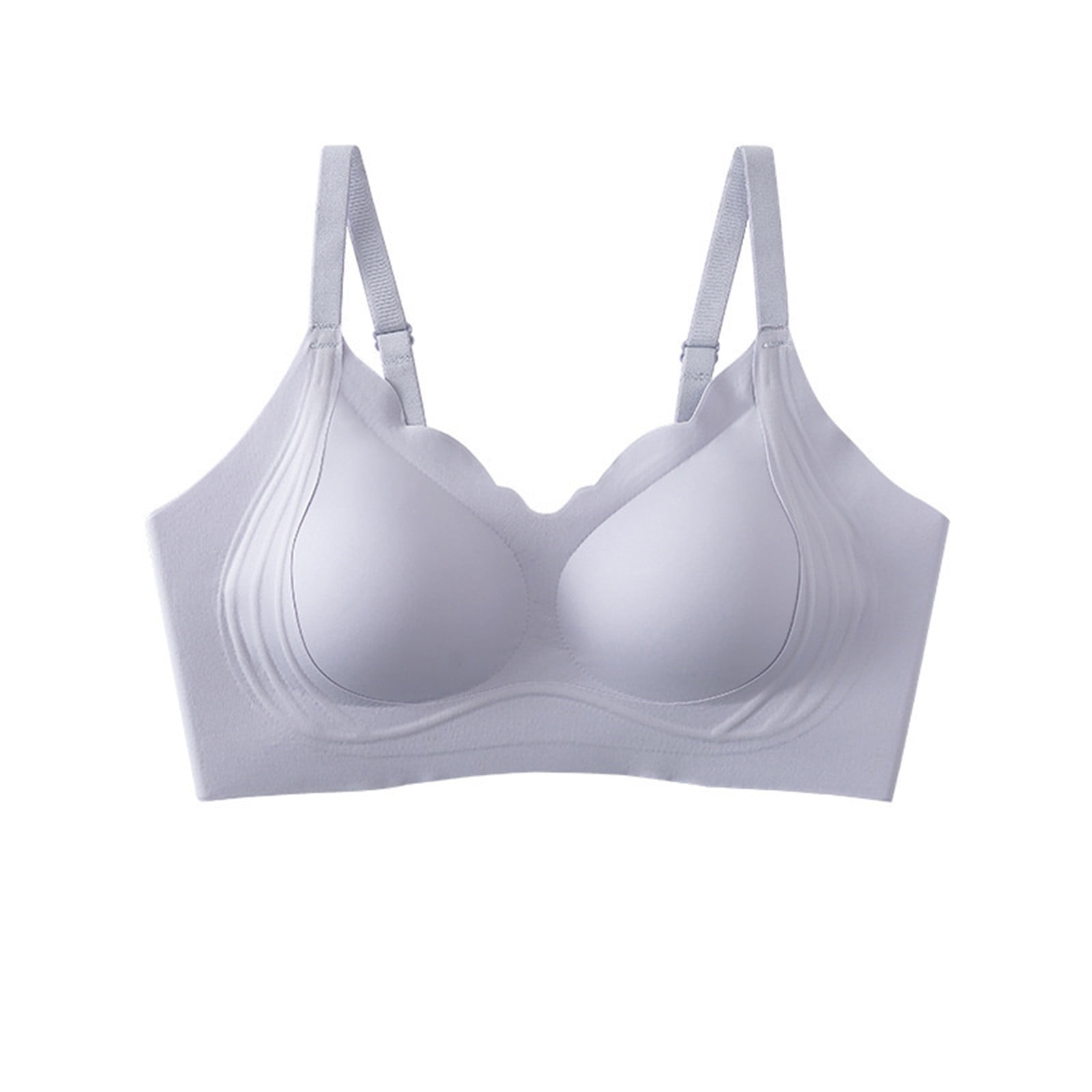 PiGOGI Women's Backless Push Up Bra - Sexy Seamless U-Shaped Underwear ...