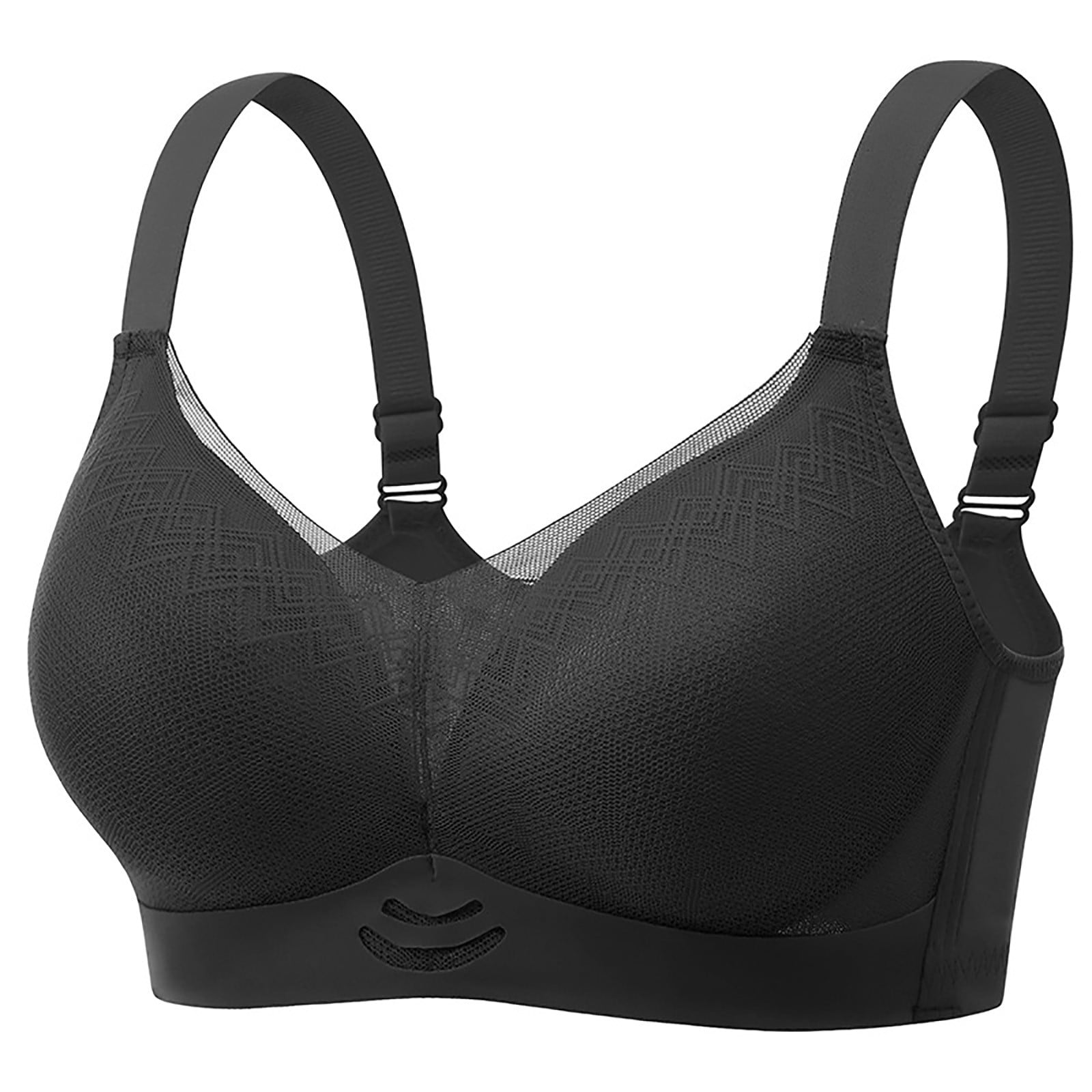 PiGOGI Women's Plus Size Bra Cover with Beautiful Back Gathered Lace ...