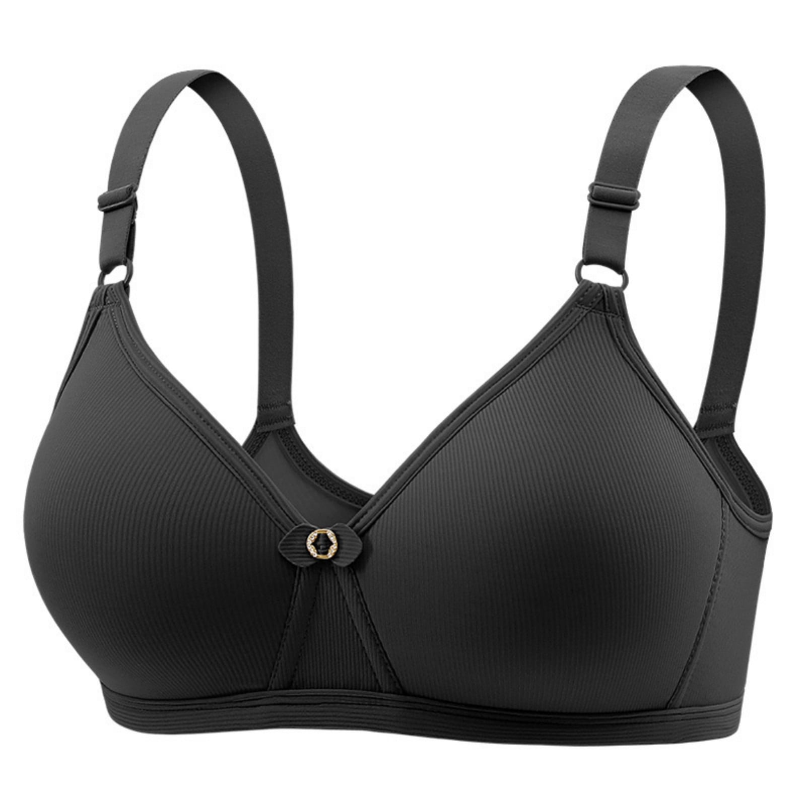 PiGOGI Women's Plus Size Push-Up Bra - Breathable Adjustable Comfort ...