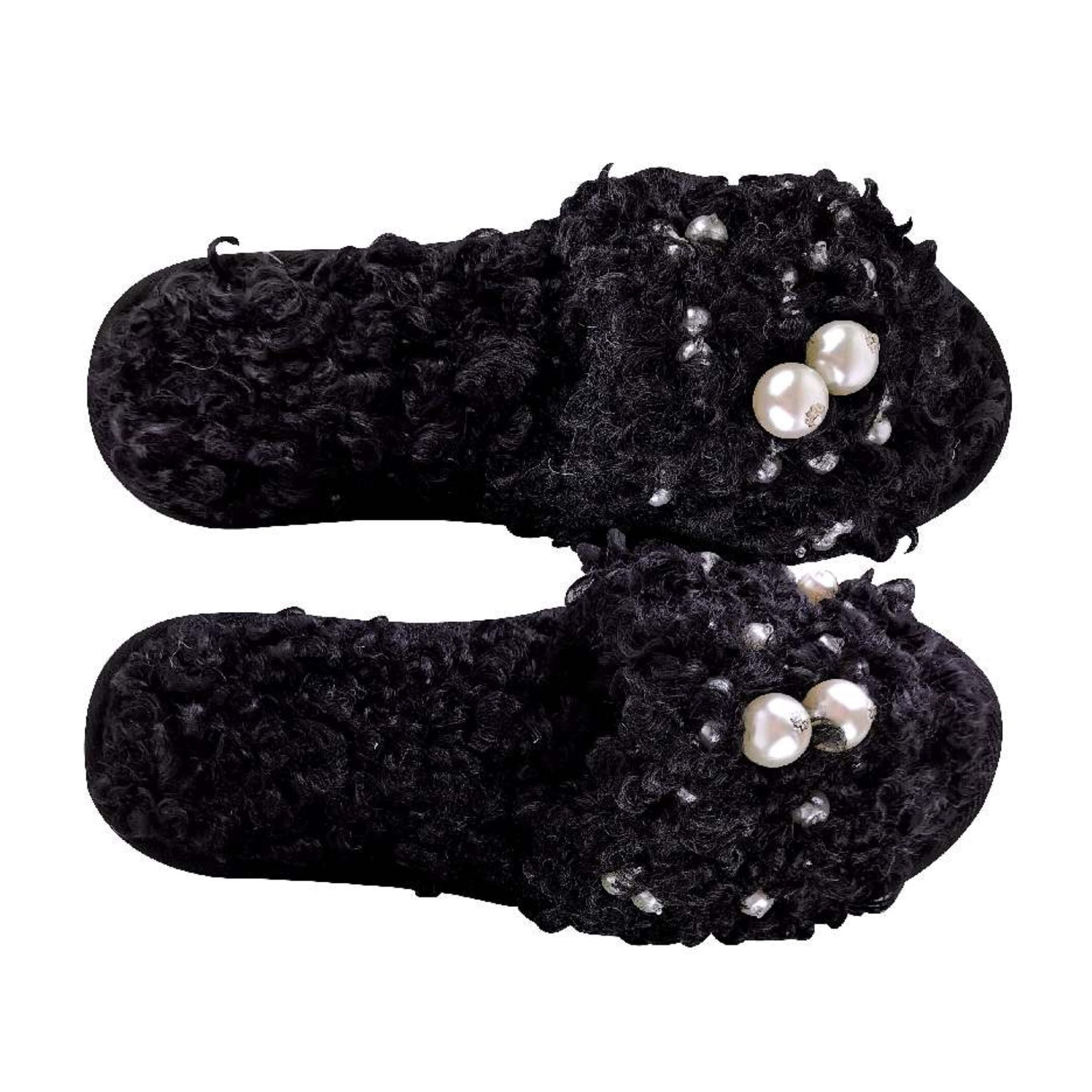 Pia Rossini Ladies Stylish Fabulous Slip On Faux Fur Pearl Maisie ...