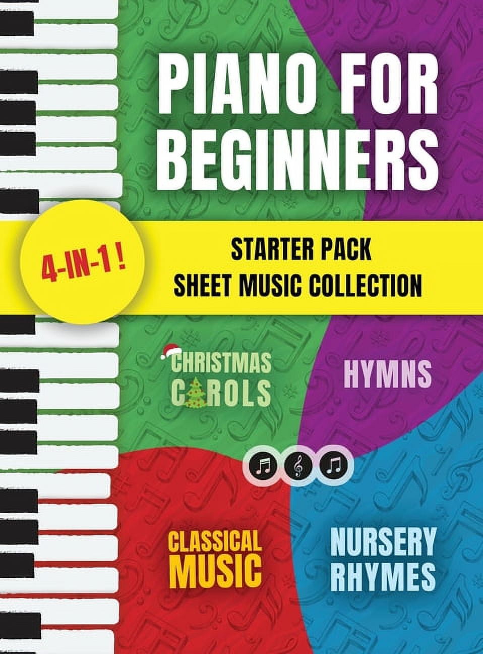 Piano for Beginners Starter Pack Sheet Music Collection: Piano Songbook ...