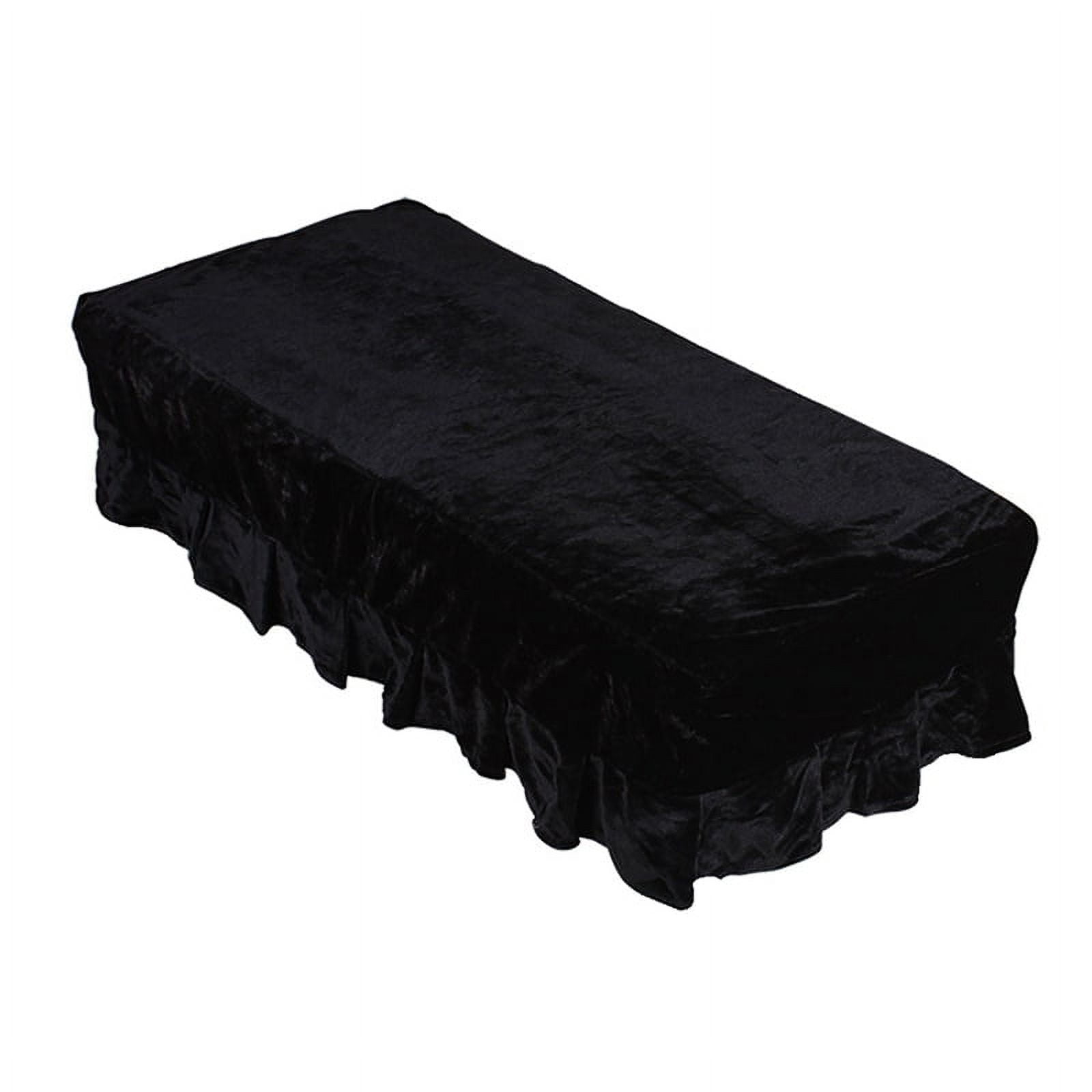 Piano Bench Cover Gold Velvet Piano Double Bench Cover Dust-Proof ...
