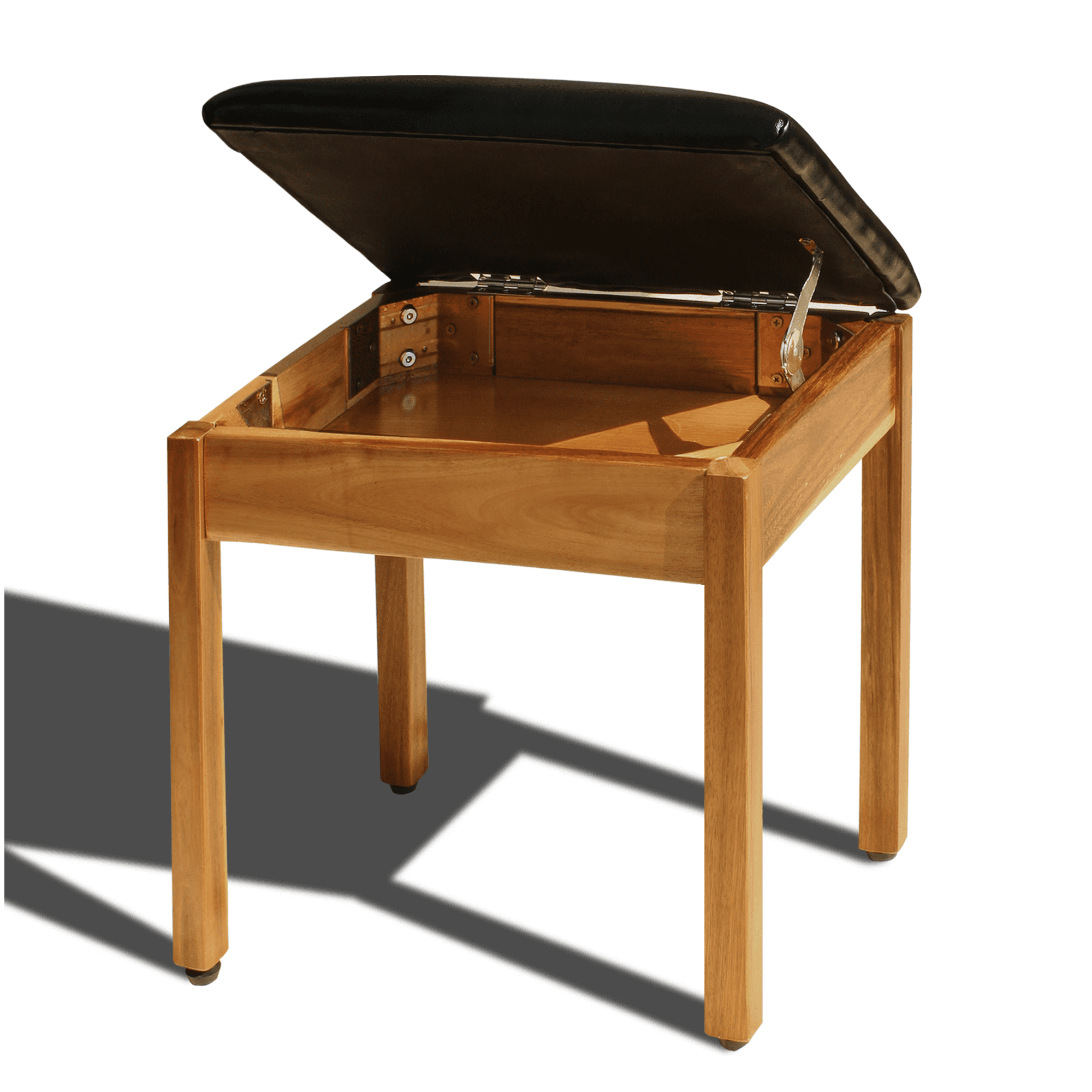 Piano Bench with Storage, Solid Wood Keyboard Bench, Piano Bookcase ...